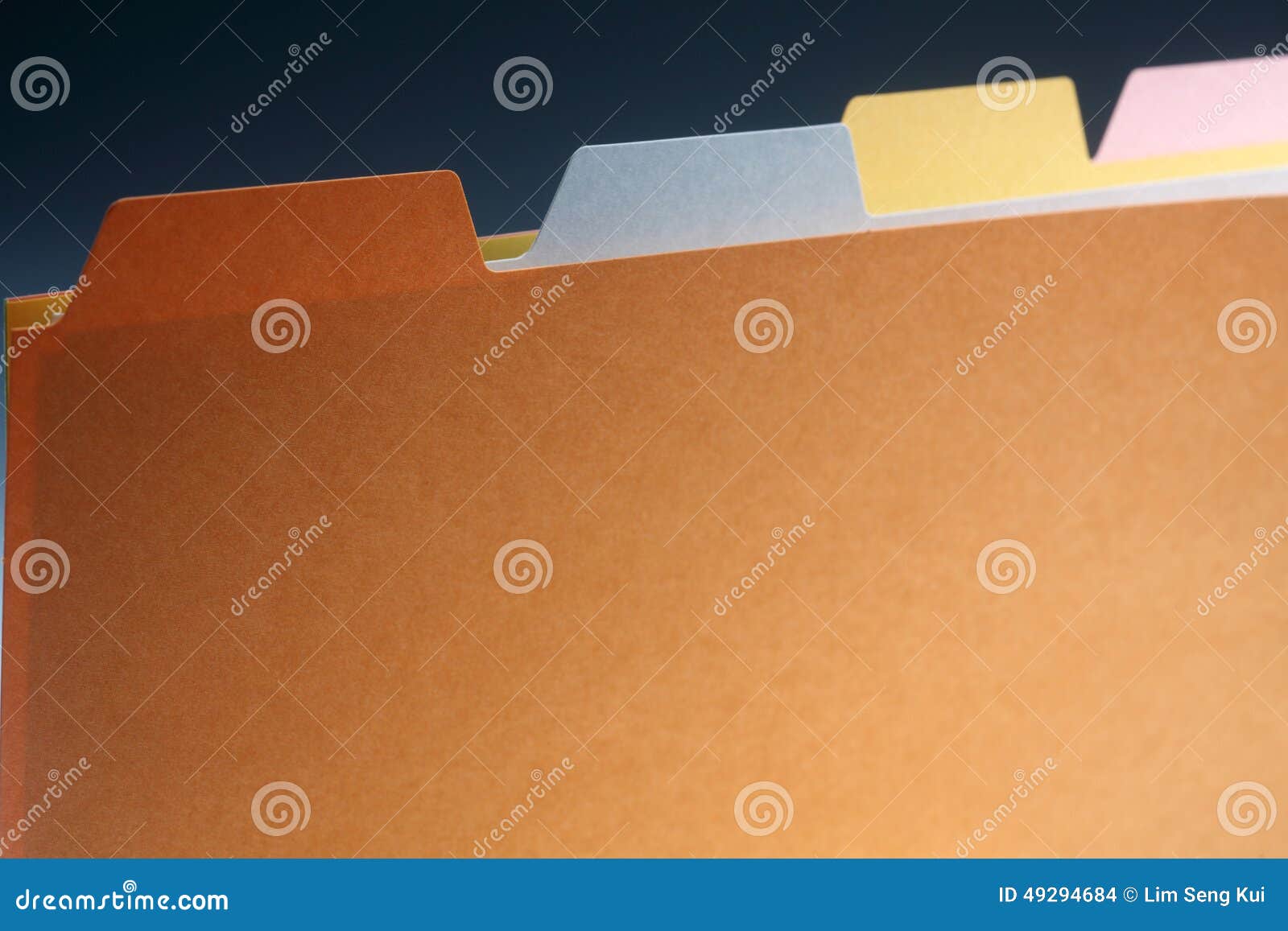 Manila Folder stock photo. Image of colored, paper, order - 49294684