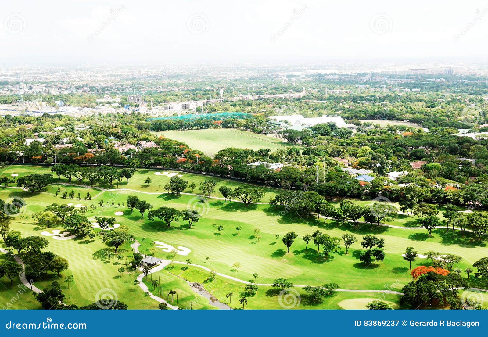 Manila Golf Club stock image. Image of terrain, golf - 83869237