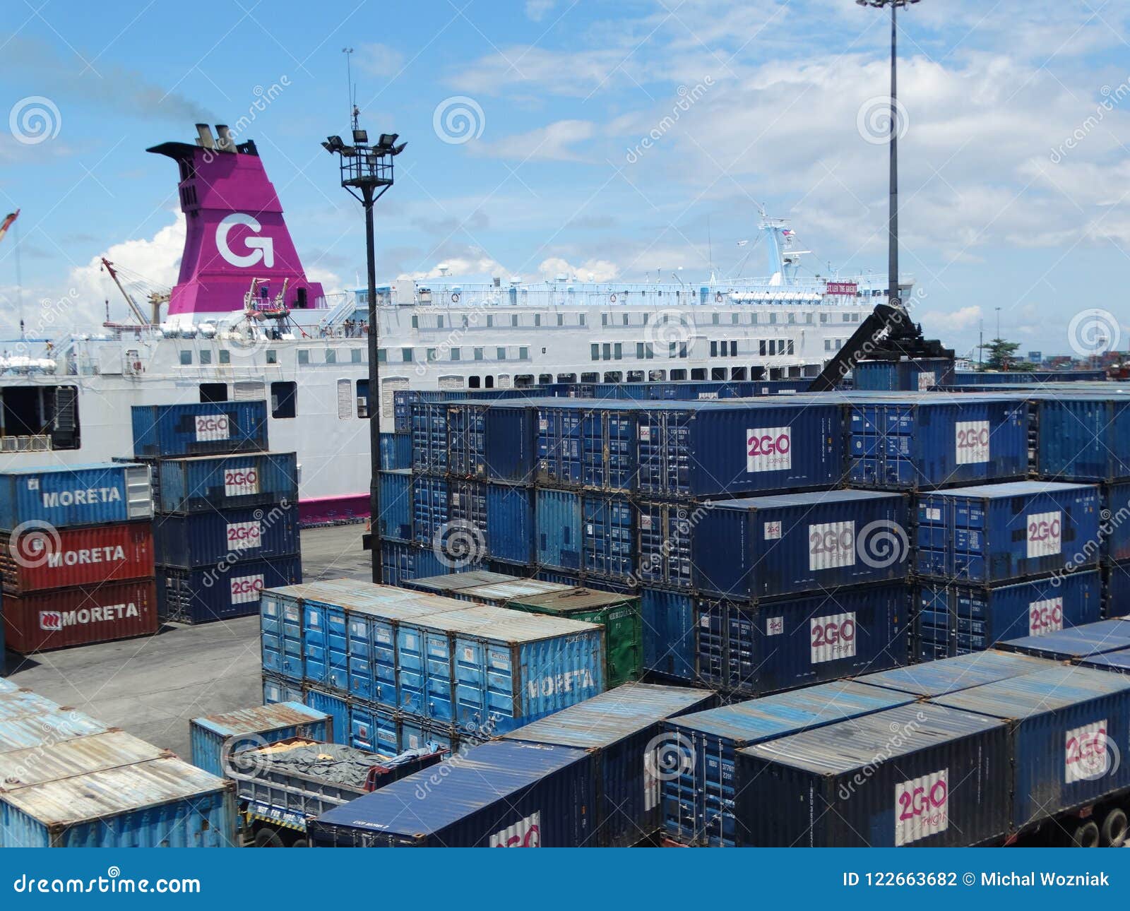 Manila Harbour, Philippines Editorial Photography - Image of industry ...