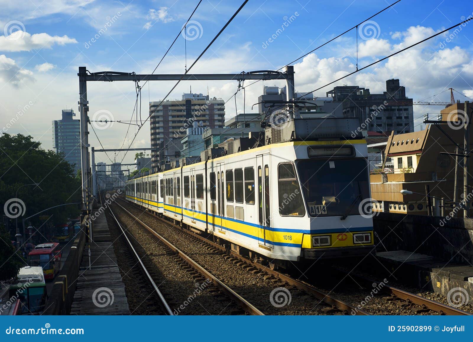 Manila Light Rail Transit editorial stock image. Image of kuala - 25902899