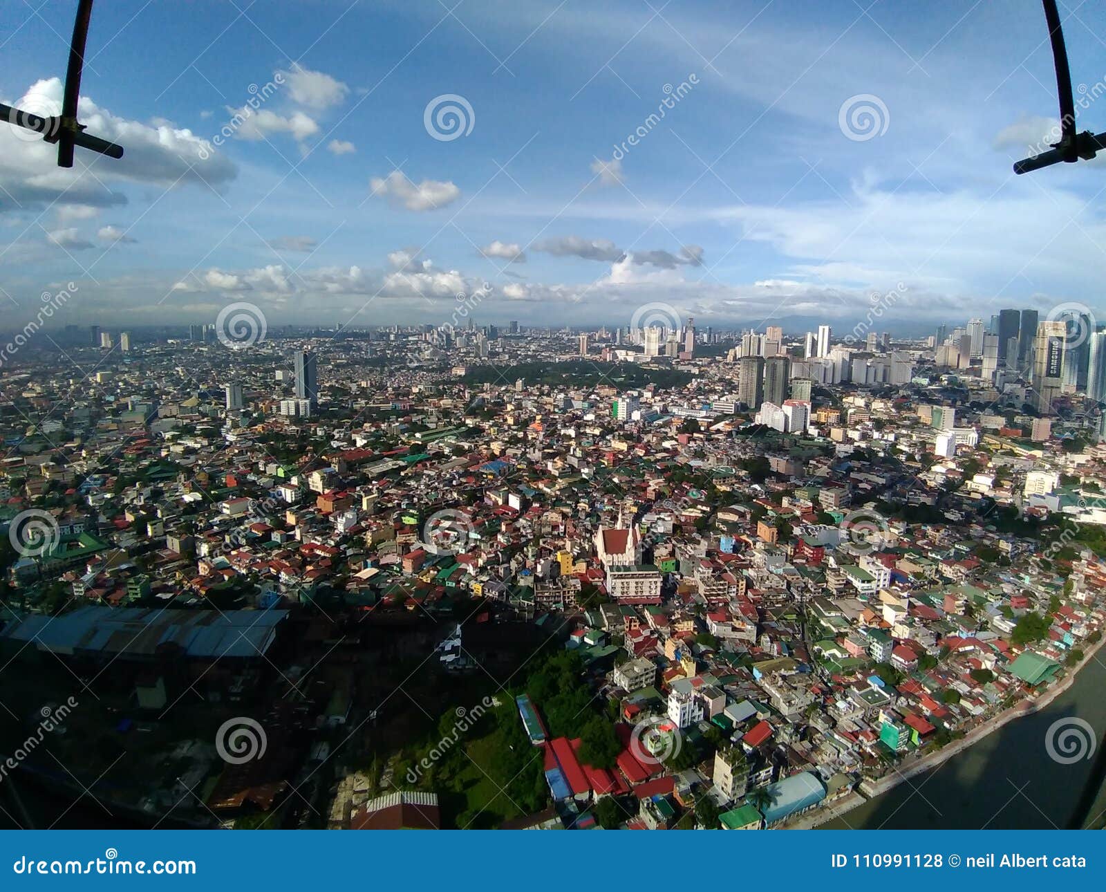 The Manila stock photo. Image of highrise, overpopulated - 110991128