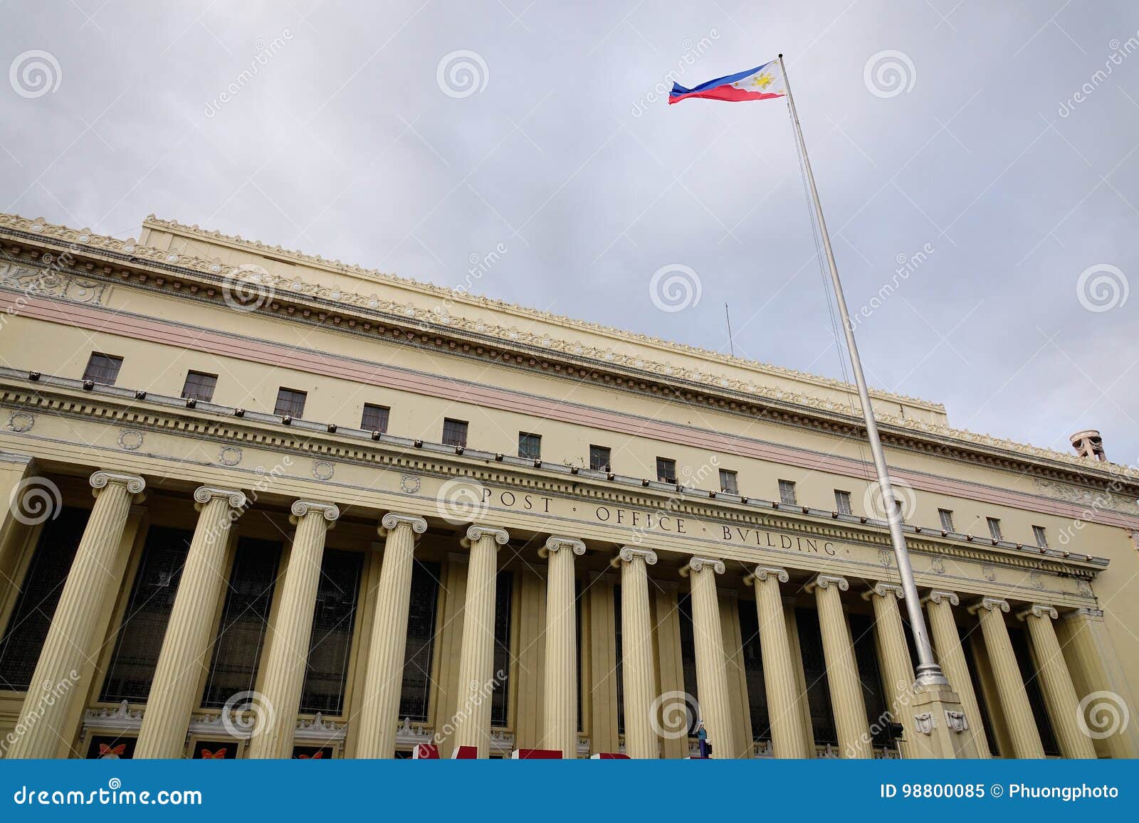Manila Post Office in the Philippines Editorial Image - Image of center ...