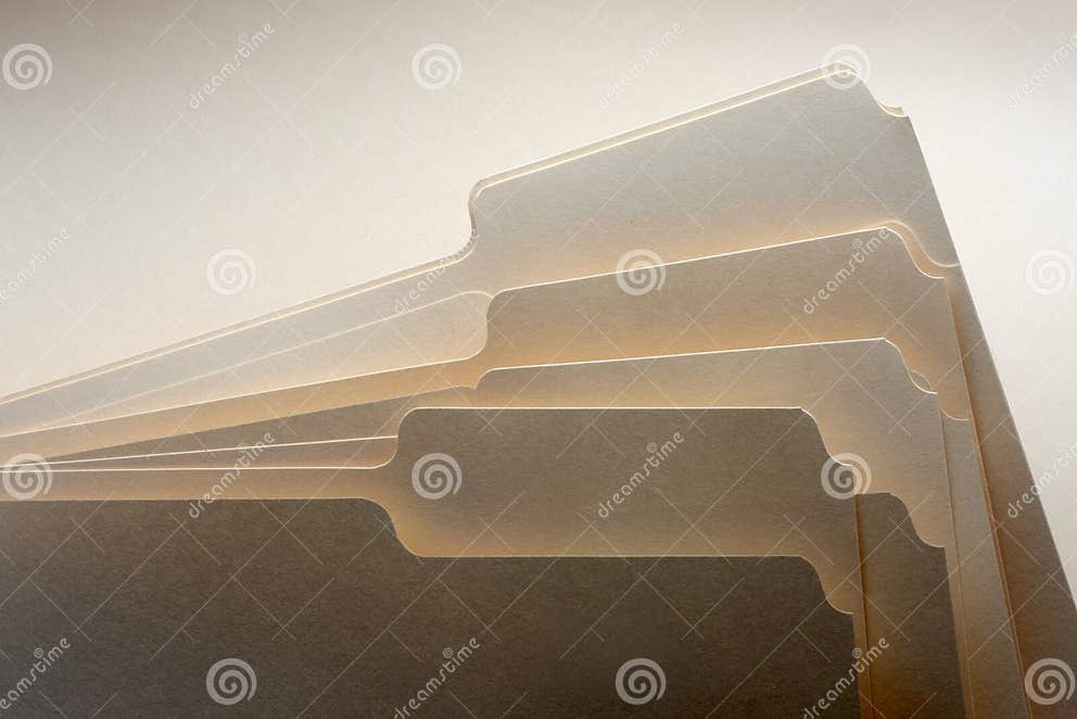 Manilla folders stock image. Image of manilla, organize - 11041365