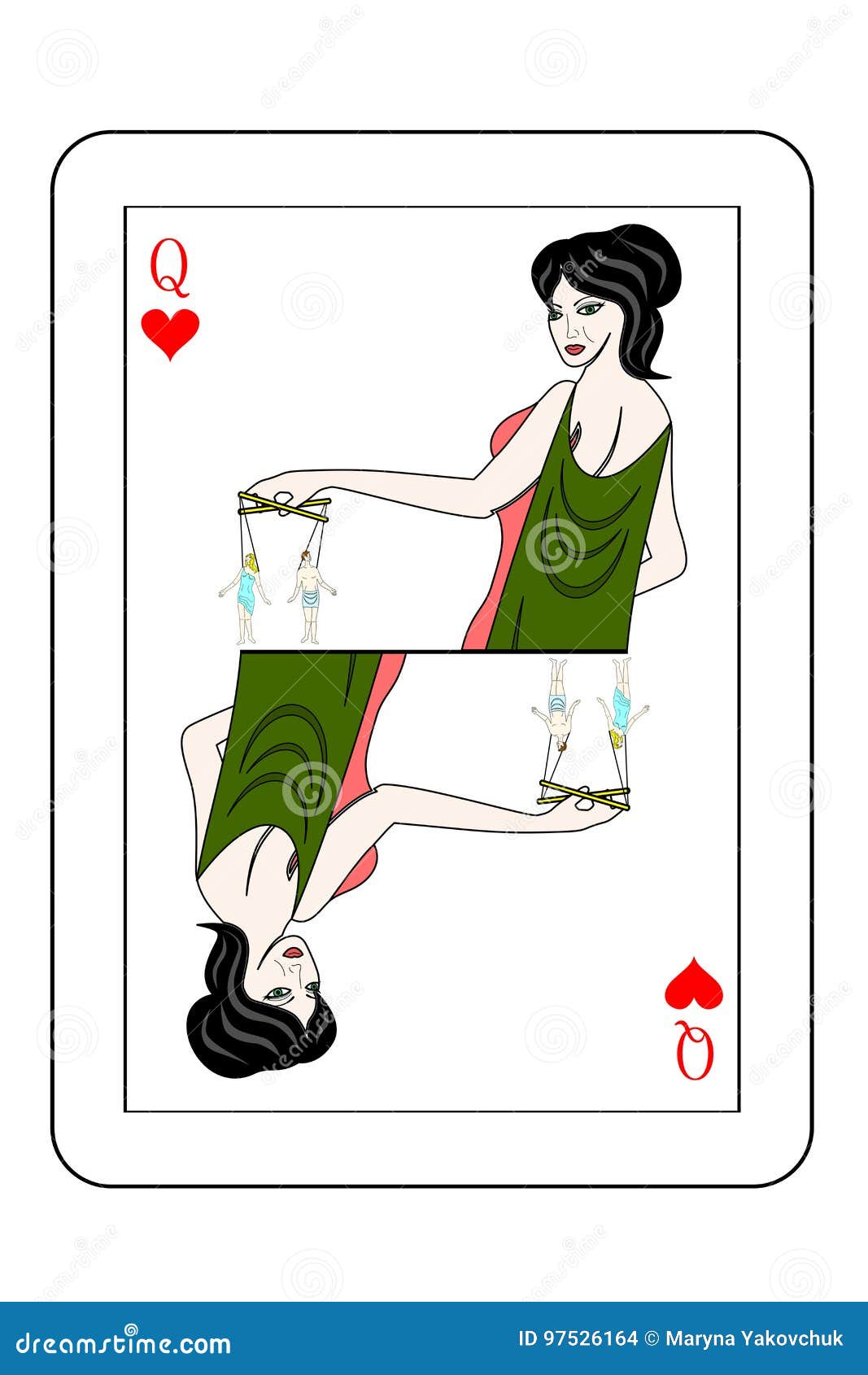 Weak-willed Young Wife Puppet Doll Character Suffering From ...