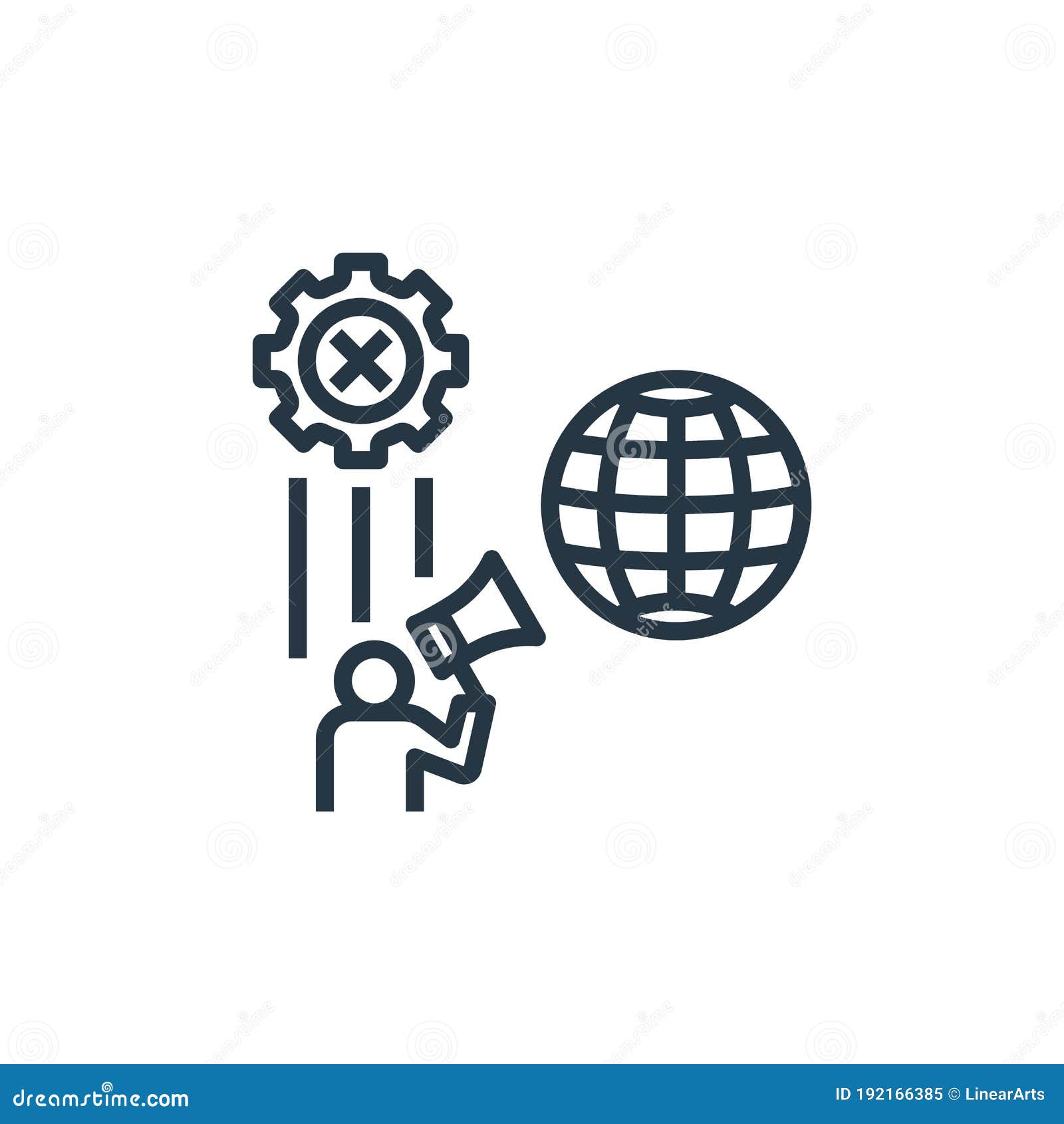 Manipulation Icon Vector from Detecting Fake News Concept. Thin Line ...