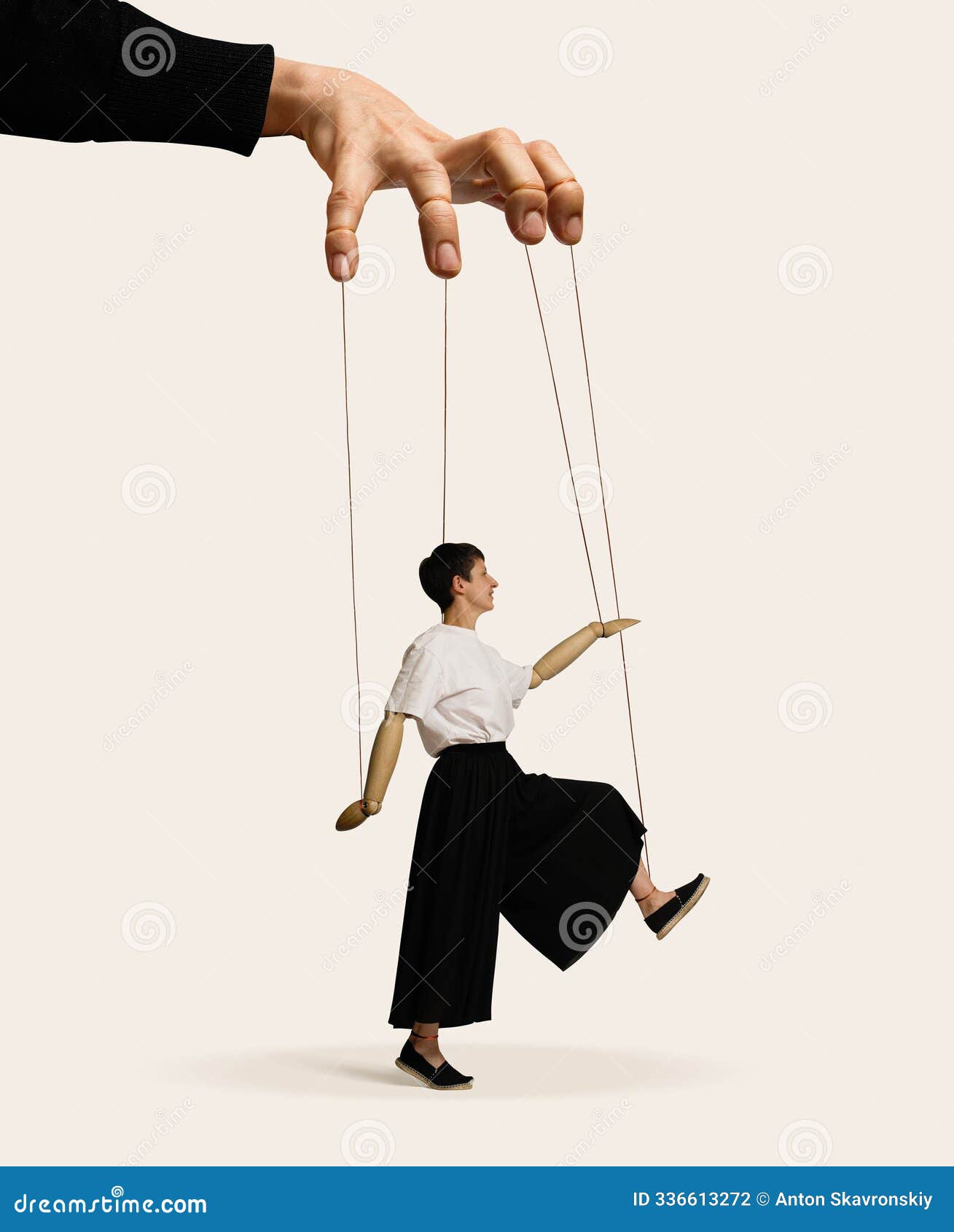 Manipulation of People, Mind Control. Concept. Stock Photo - Image of ...
