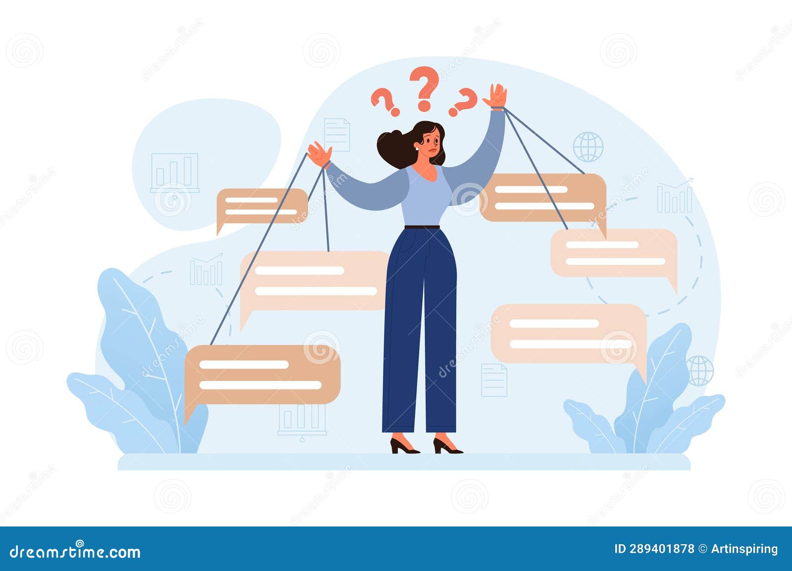 Manipulation. Psychological Control Method Stock Illustration ...