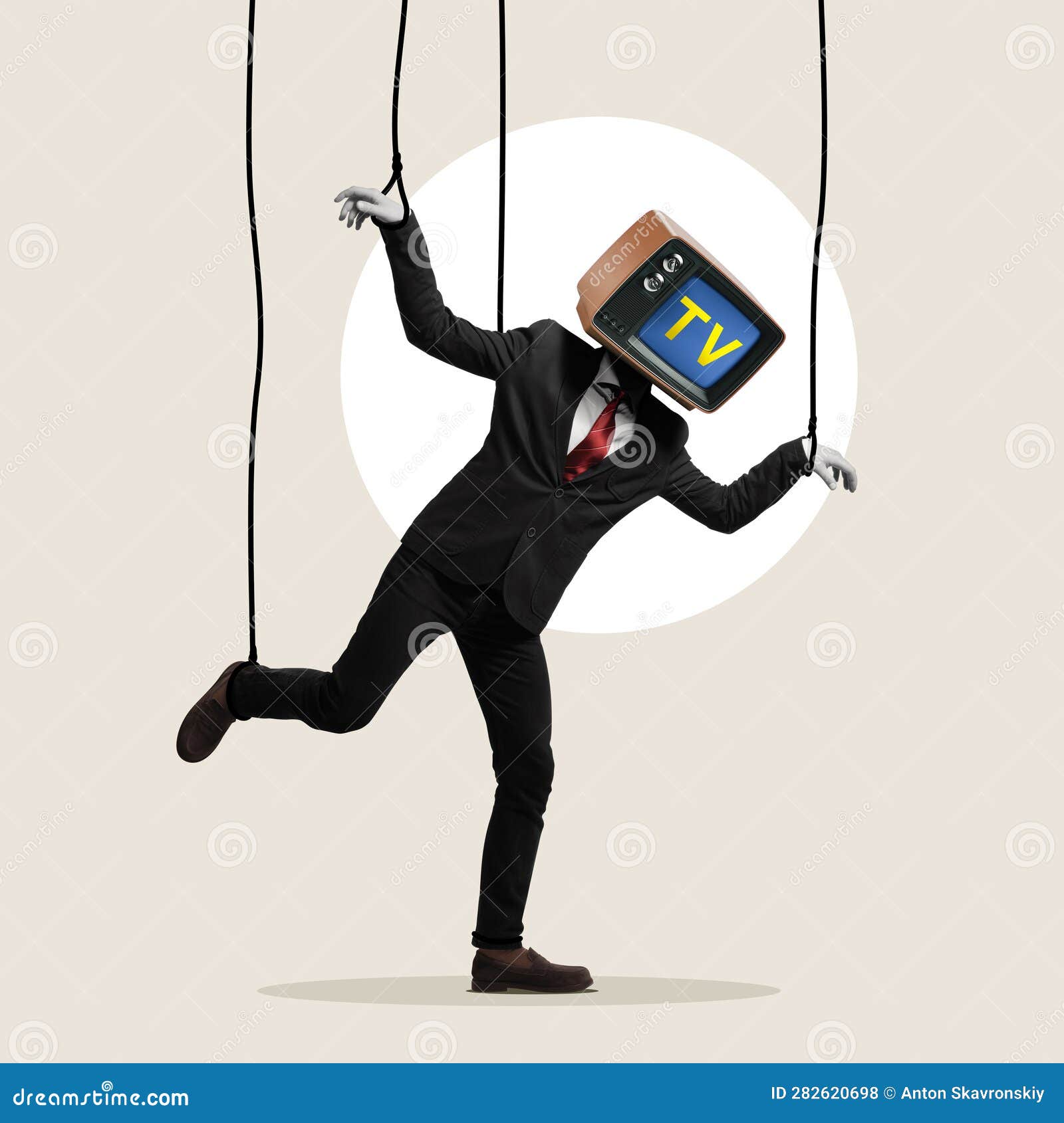 Mind manipulation concept. stock illustration. Illustration of ...