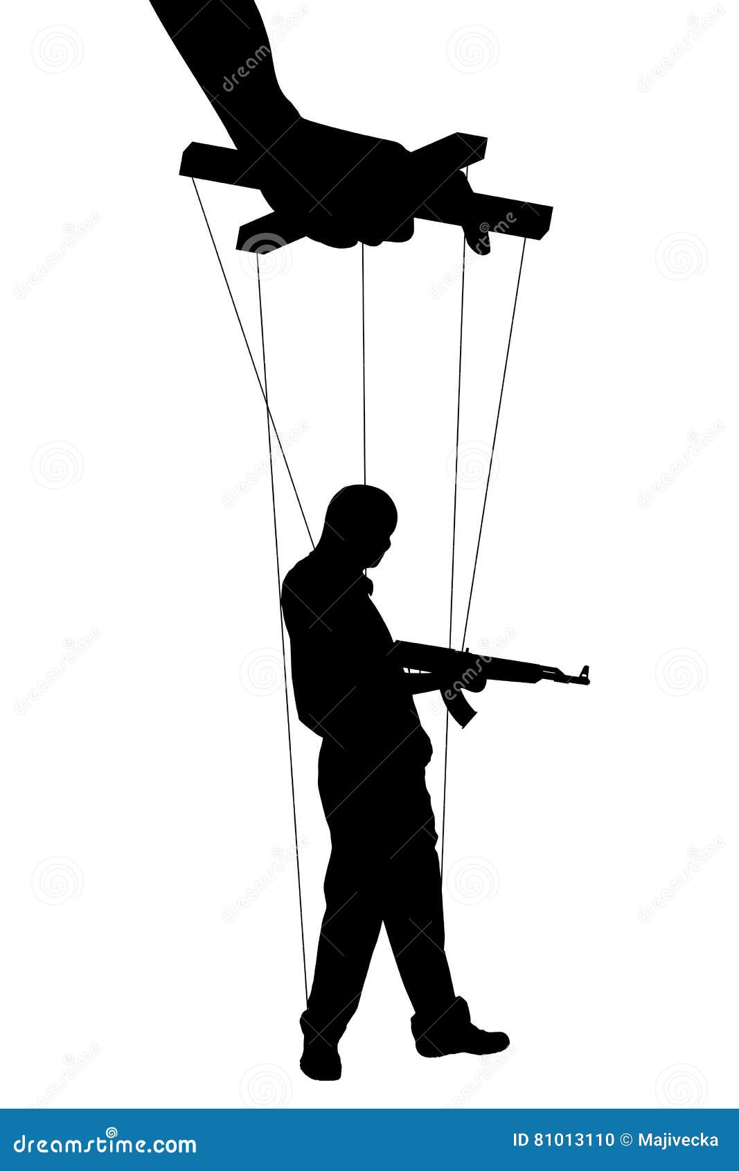 Manipulation stock illustration. Illustration of manipulator - 81013110