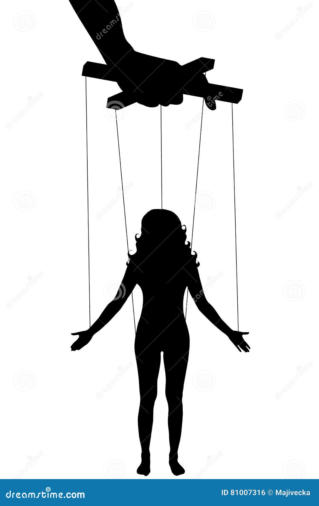 Manipulation stock vector. Illustration of manipulator - 81007316