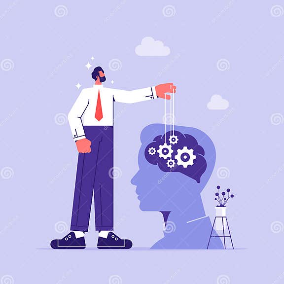 Manipulator Concept Vector Illustration Stock Vector - Illustration of ...