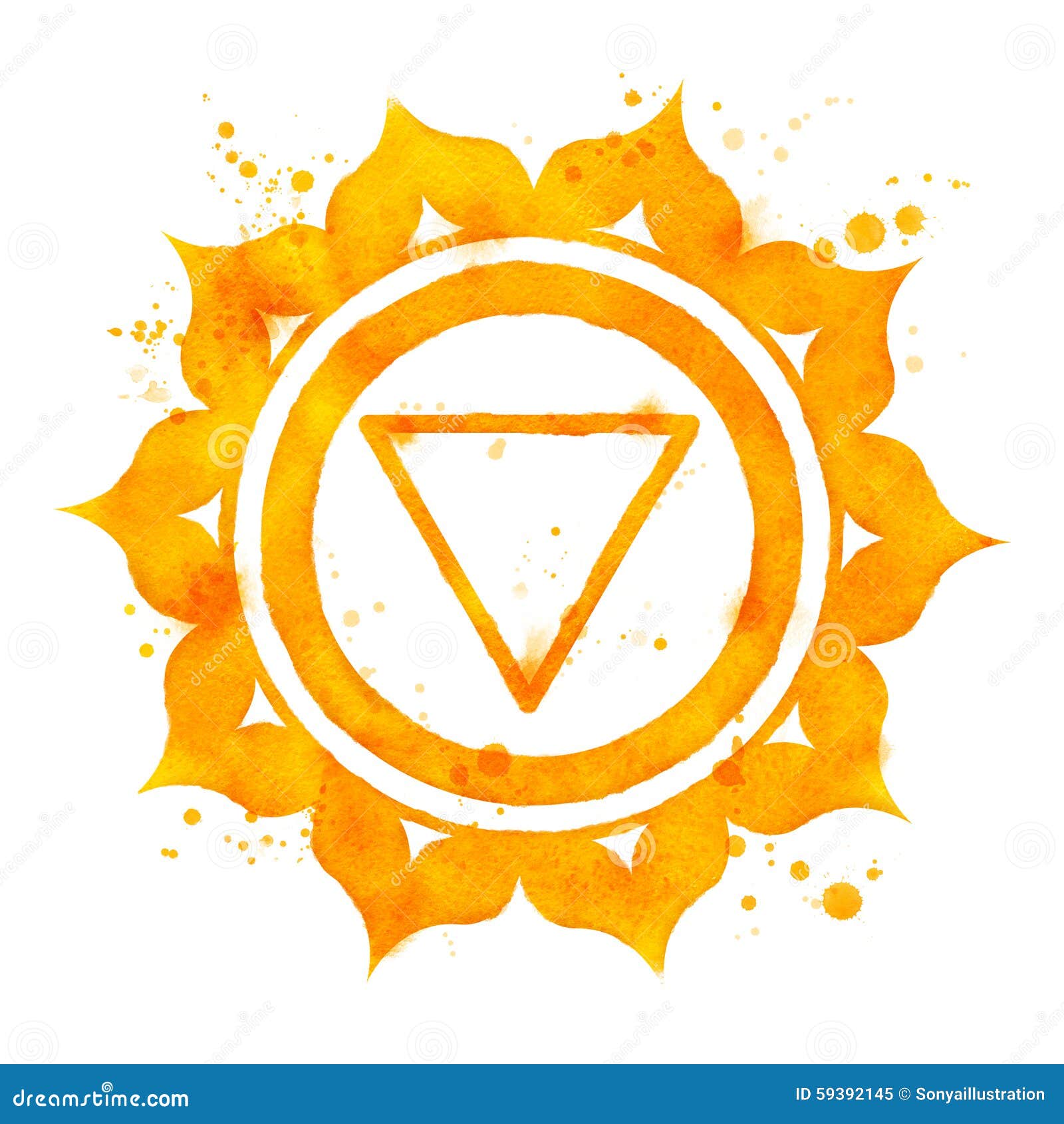Manipura chakra symbol. stock illustration. Illustration of energy ... Manipura chakra symbol. stock illustration. Illustration of energy ...