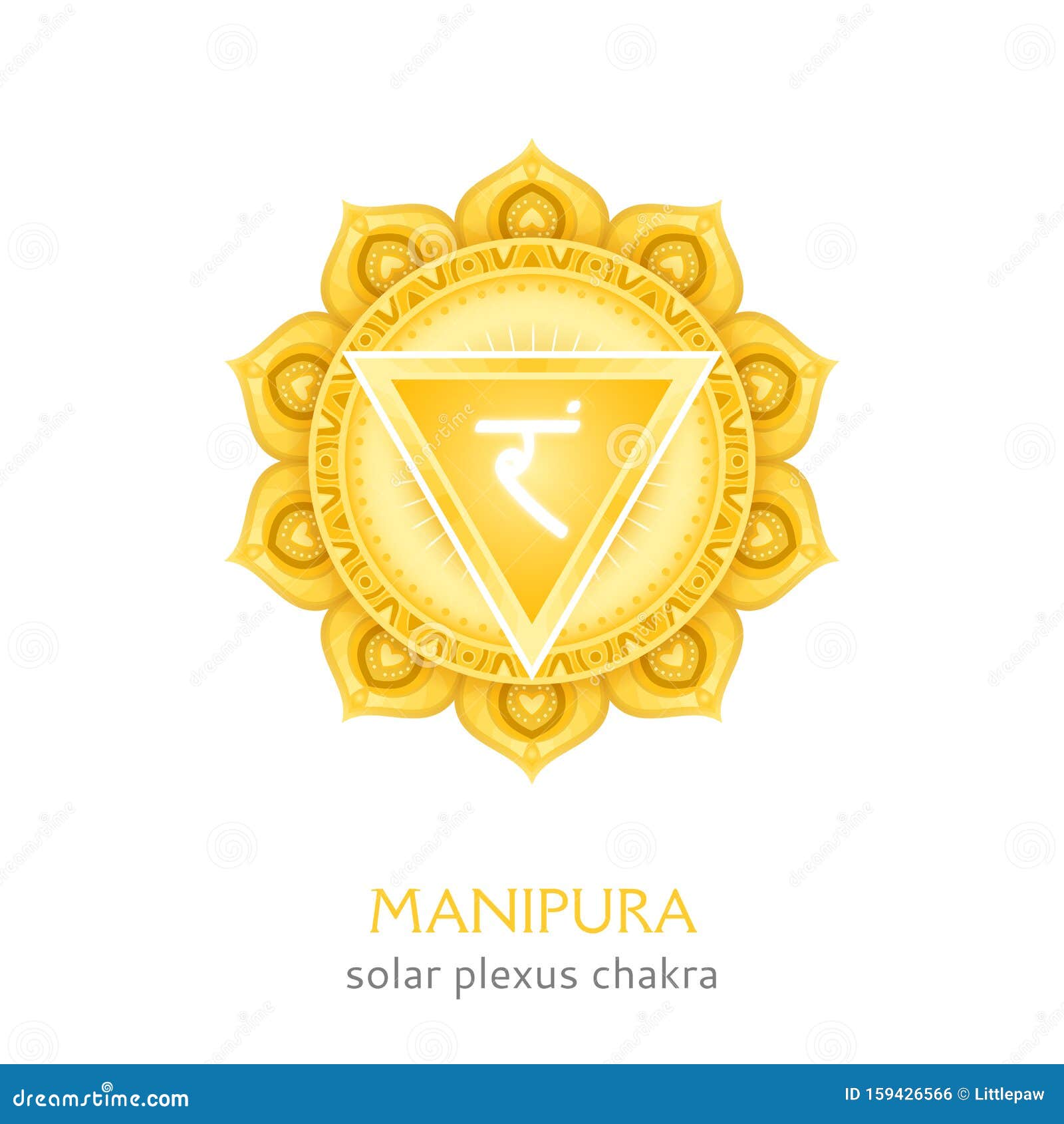 Manipura, Solar Plexus Chakra Symbol. Colorful Mandala Stock Vector ... Manipura, Solar Plexus Chakra Symbol. Colorful Mandala Stock Vector ...