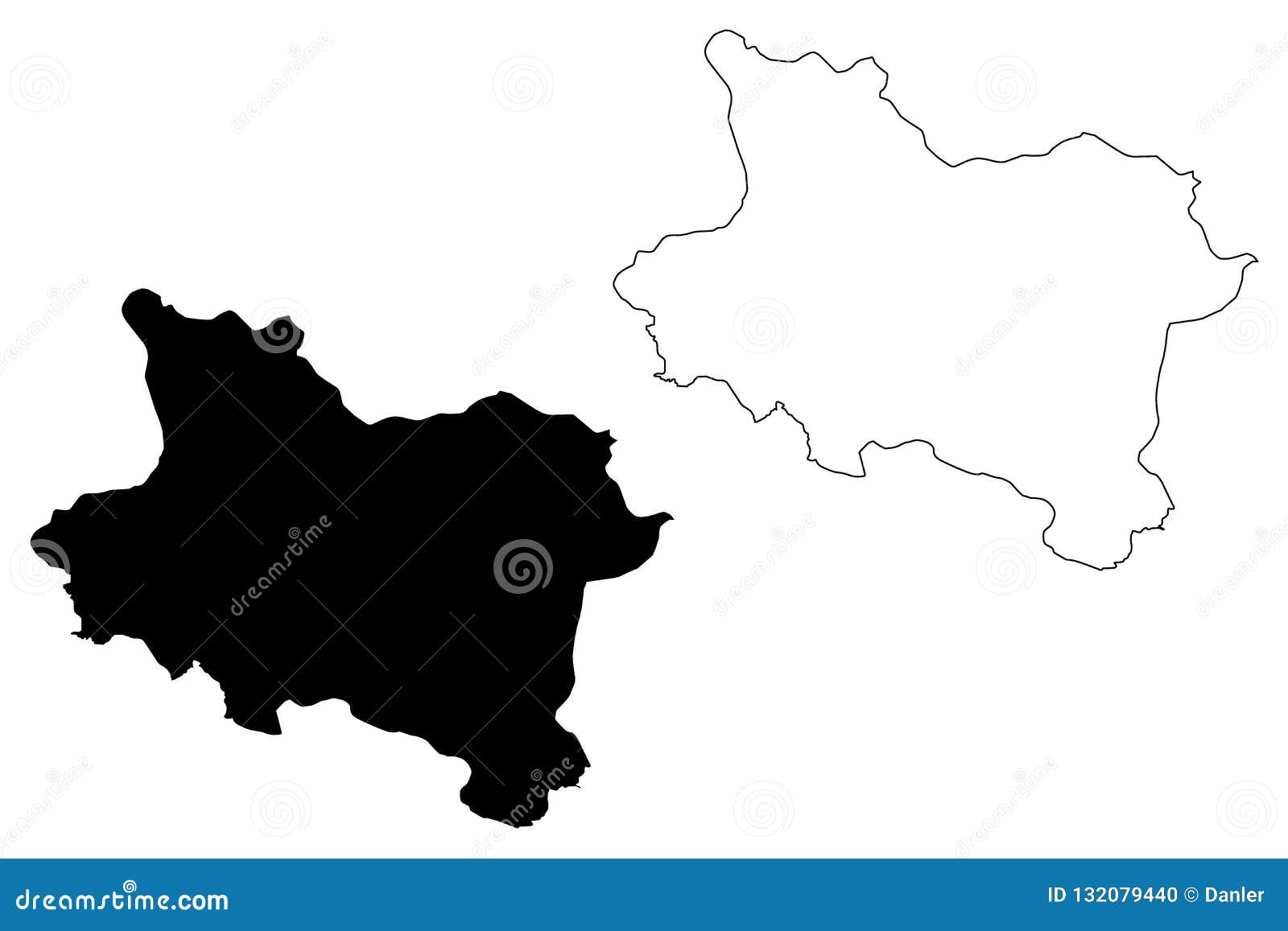 Manisa map vector stock vector. Illustration of border - 132079440