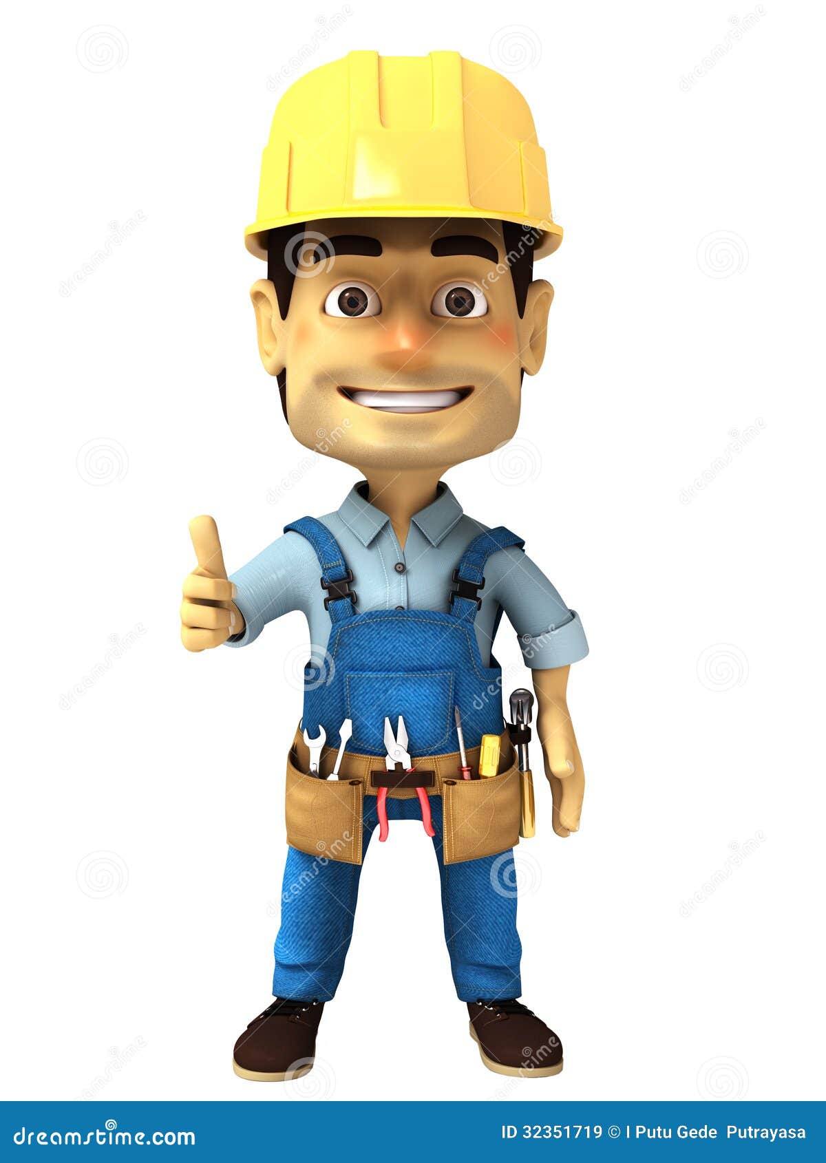 Manitas 3d Con El Pulgar Para Arriba Stock de ilustración - Ilustración ...