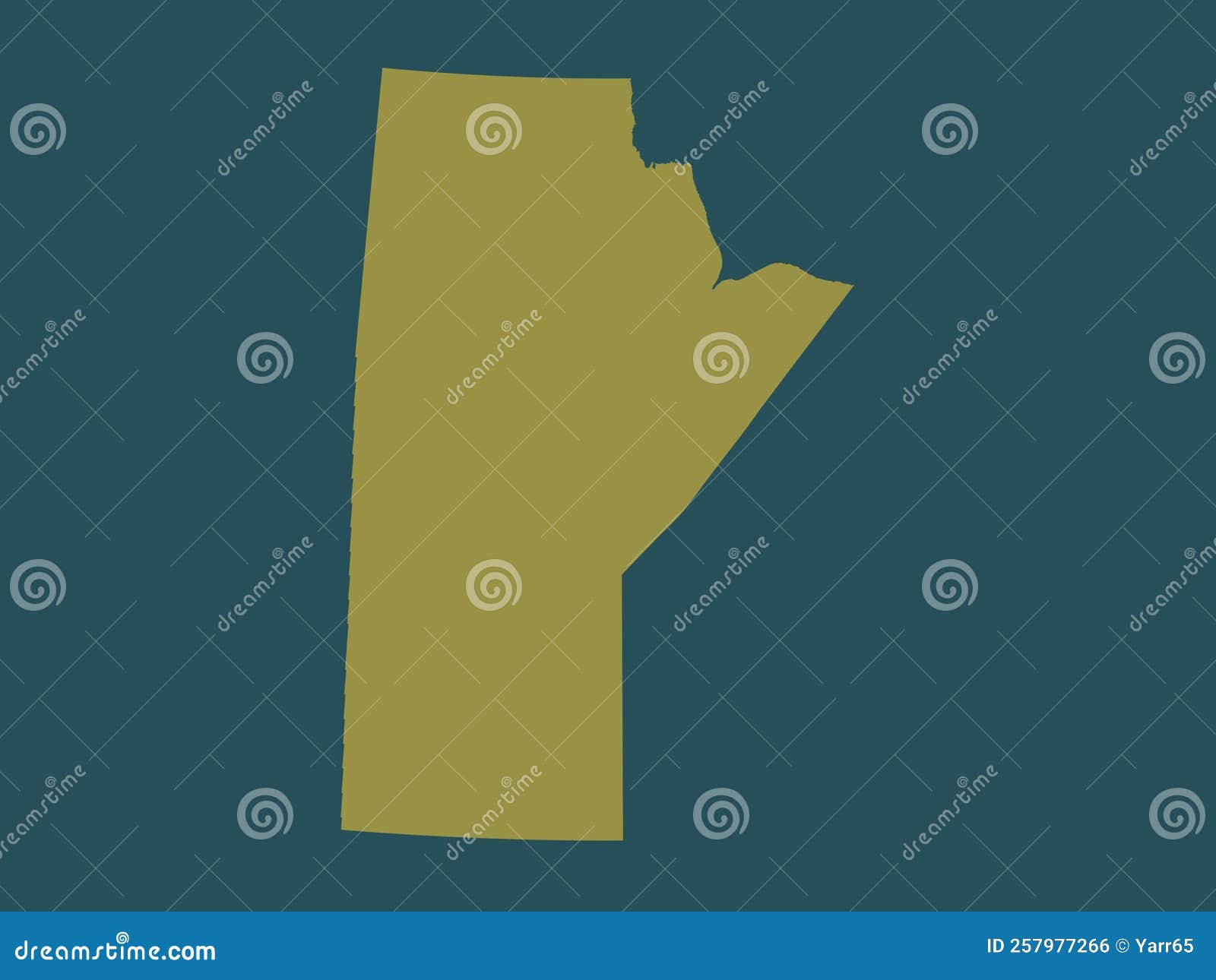 Manitoba, Canada. Solid. No Legend Stock Illustration - Illustration of ...