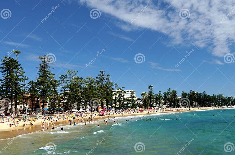 Manly Beach stock photo. Image of marine, scenic, manly - 18440120
