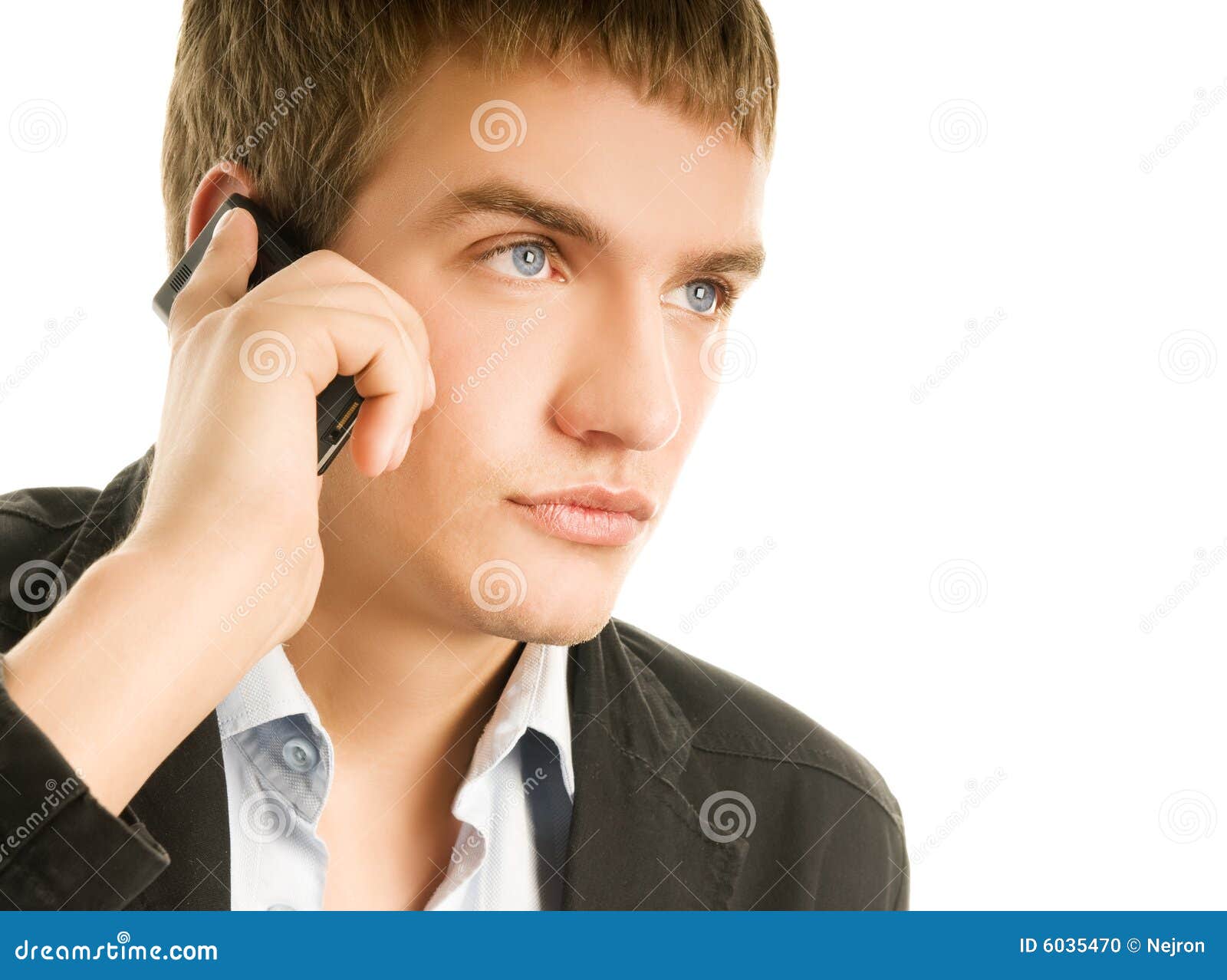 Mann, Der Am Telefon Spricht Bild. Bild: 6035470