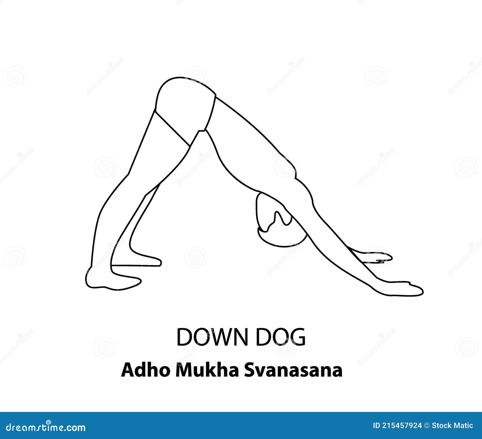 Mann Tun Yoga Down Hund Oder Adho Mukha Svanasana Linie Vektor ... Mann Tun Yoga Down Hund Oder Adho Mukha Svanasana Linie Vektor ...