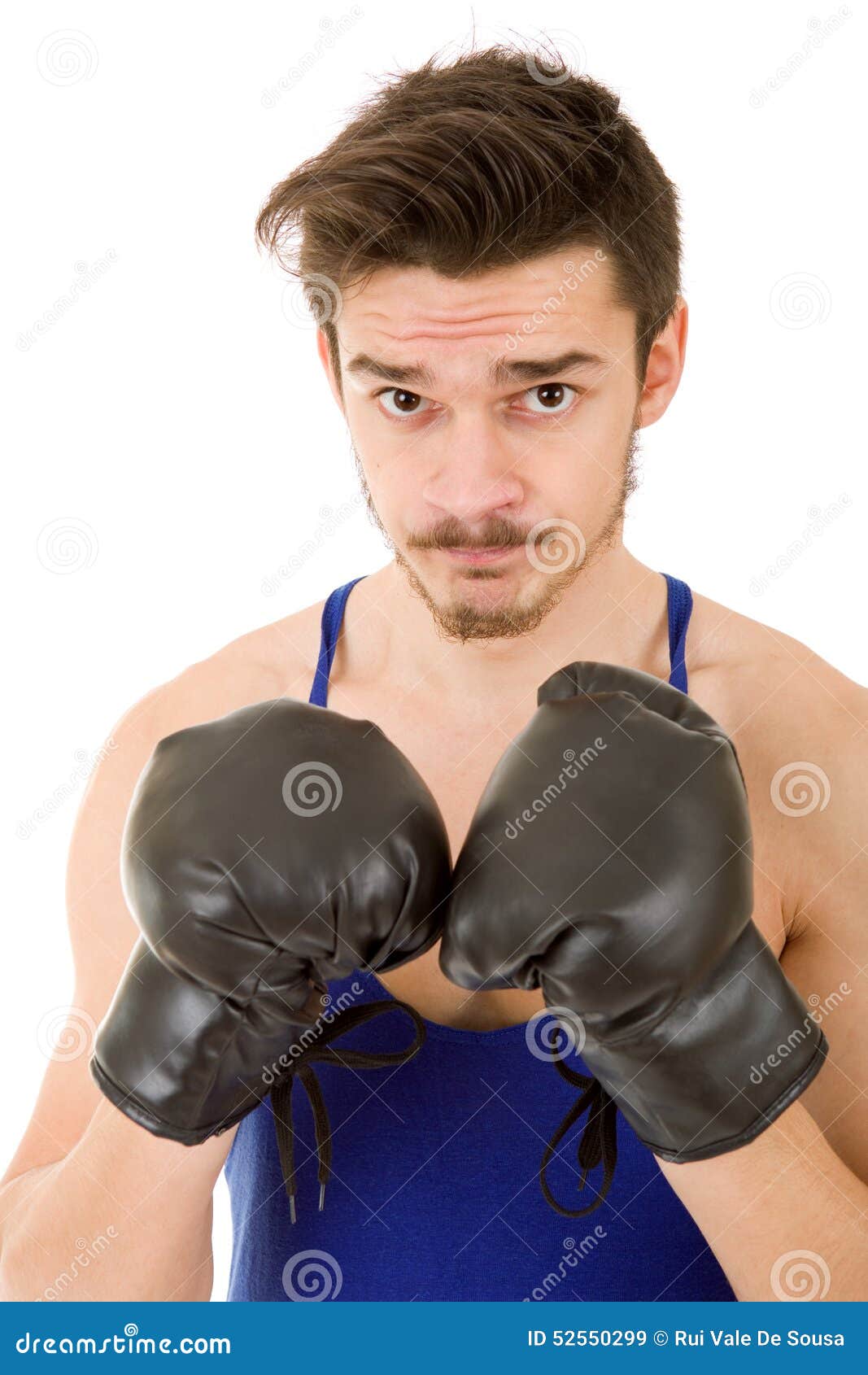 Mannboxer stockbild. Bild von kämpfer, lächeln, hintergrund - 52550299