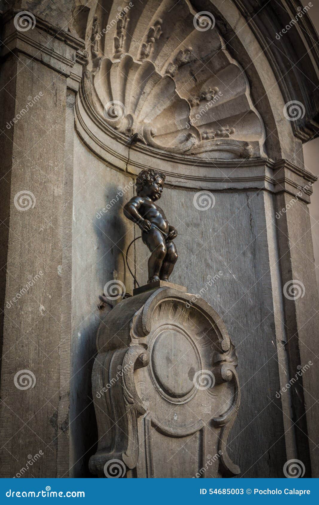 The Mannekin Pis in Brussels Belgium Stock Image - Image of penis ...