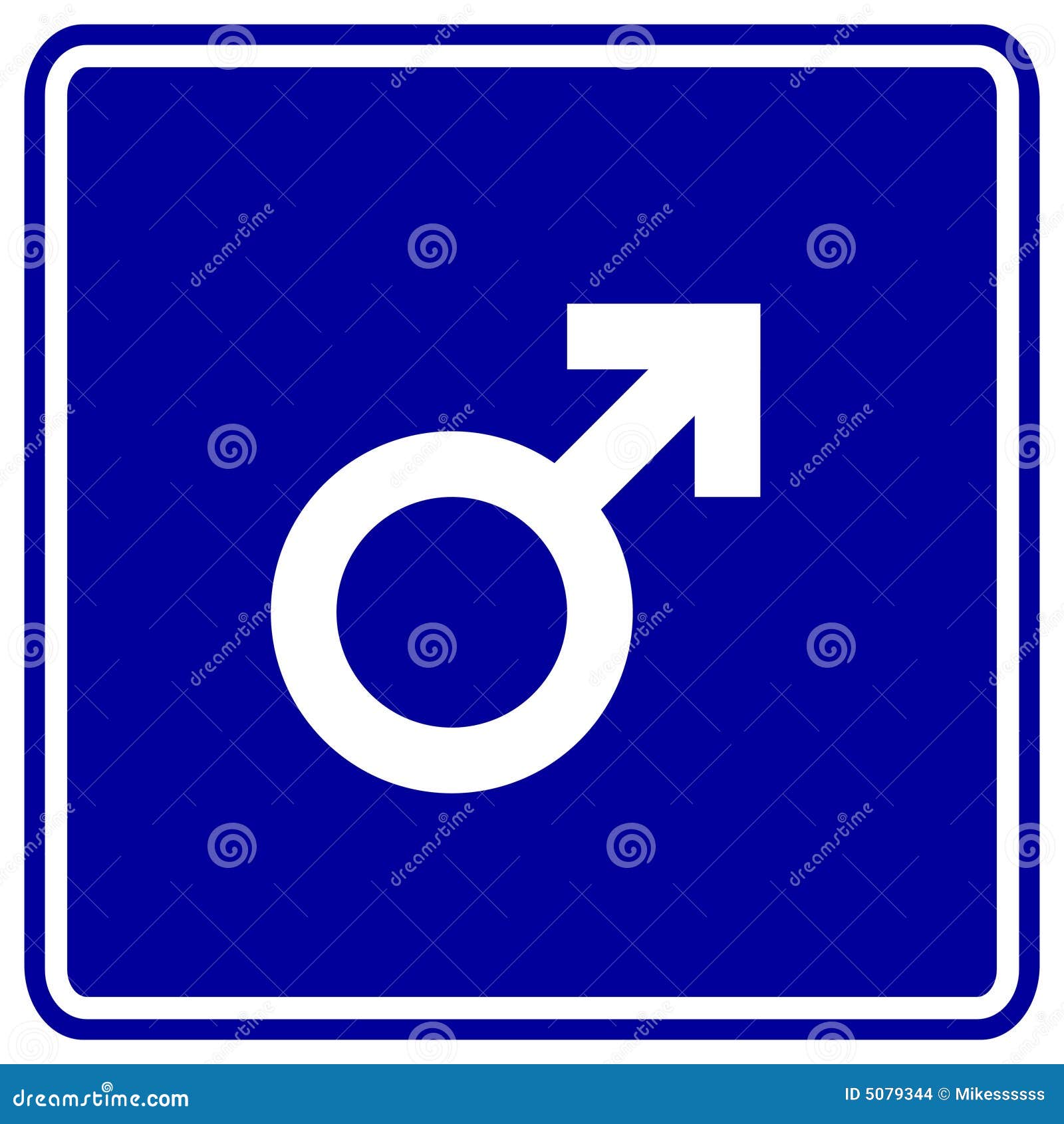 Mannelijk geslachtsteken vector illustratie. Illustration of mannelijk ...