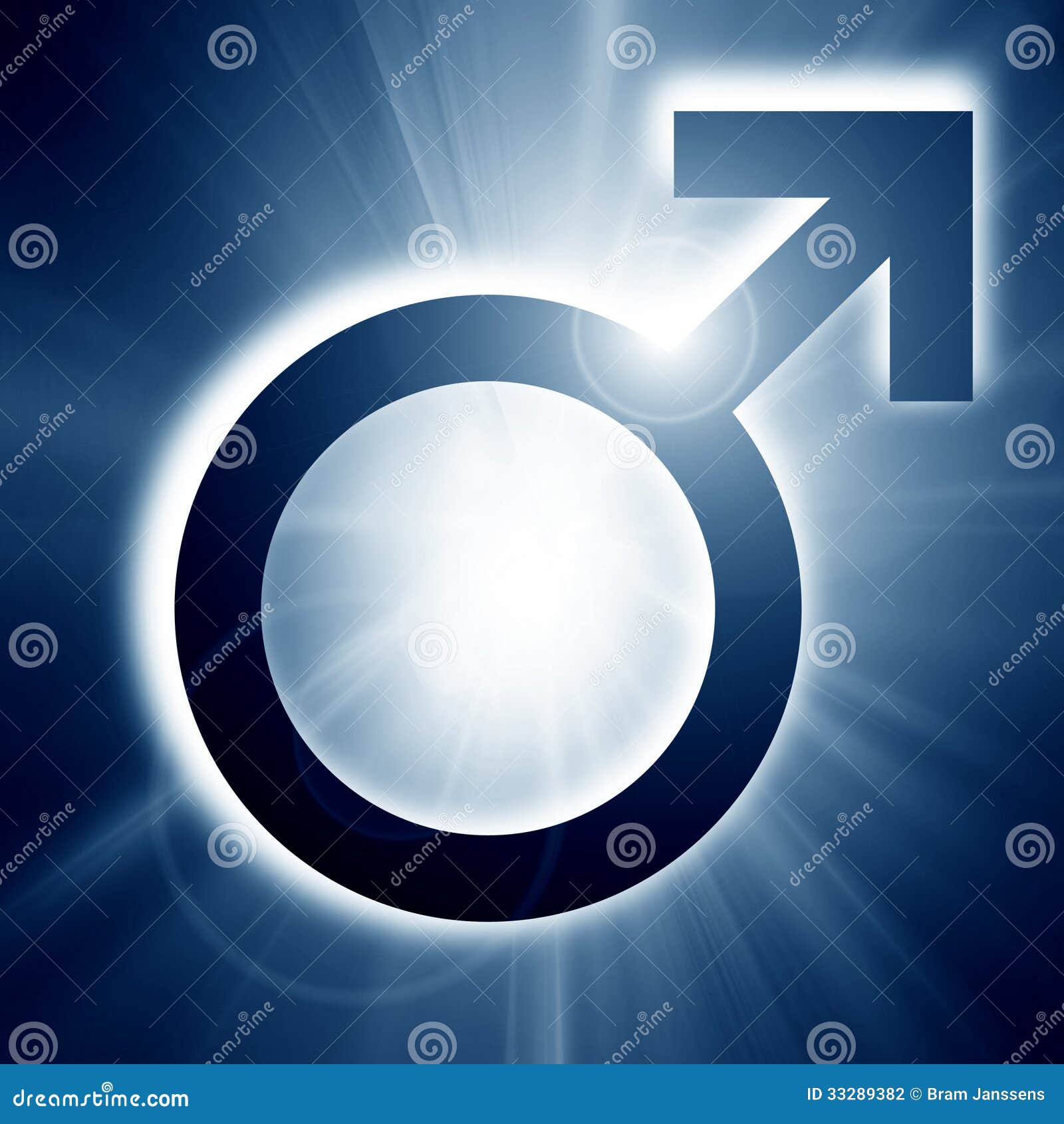 Mannelijk symbool stock illustratie. Illustration of mannetje - 33289382