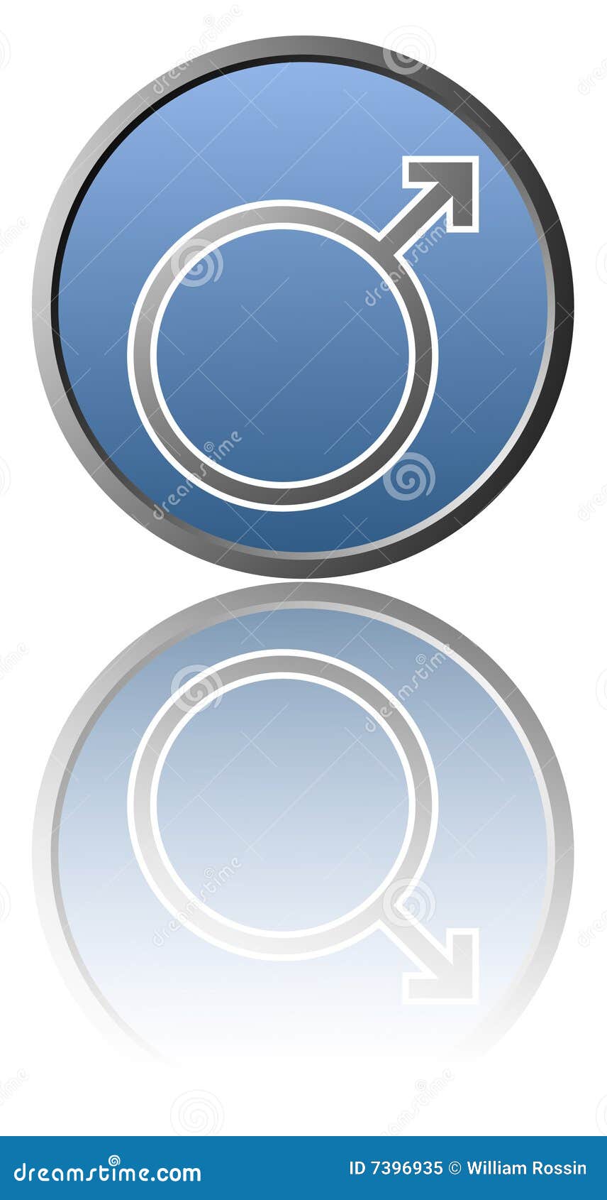 Mannelijk Symbool - Witte Achtergrond Vector Illustratie - Illustration ...