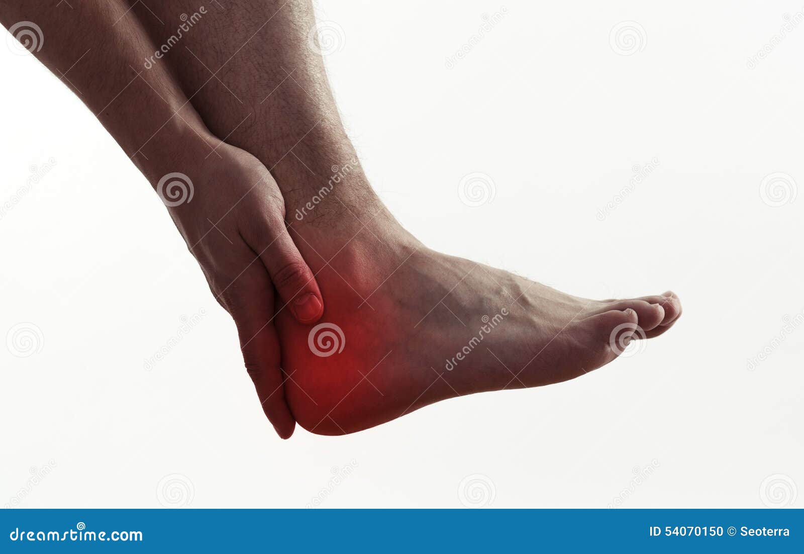 Mannelijke voetpijn stock foto. Image of vlek, probleem - 54070150