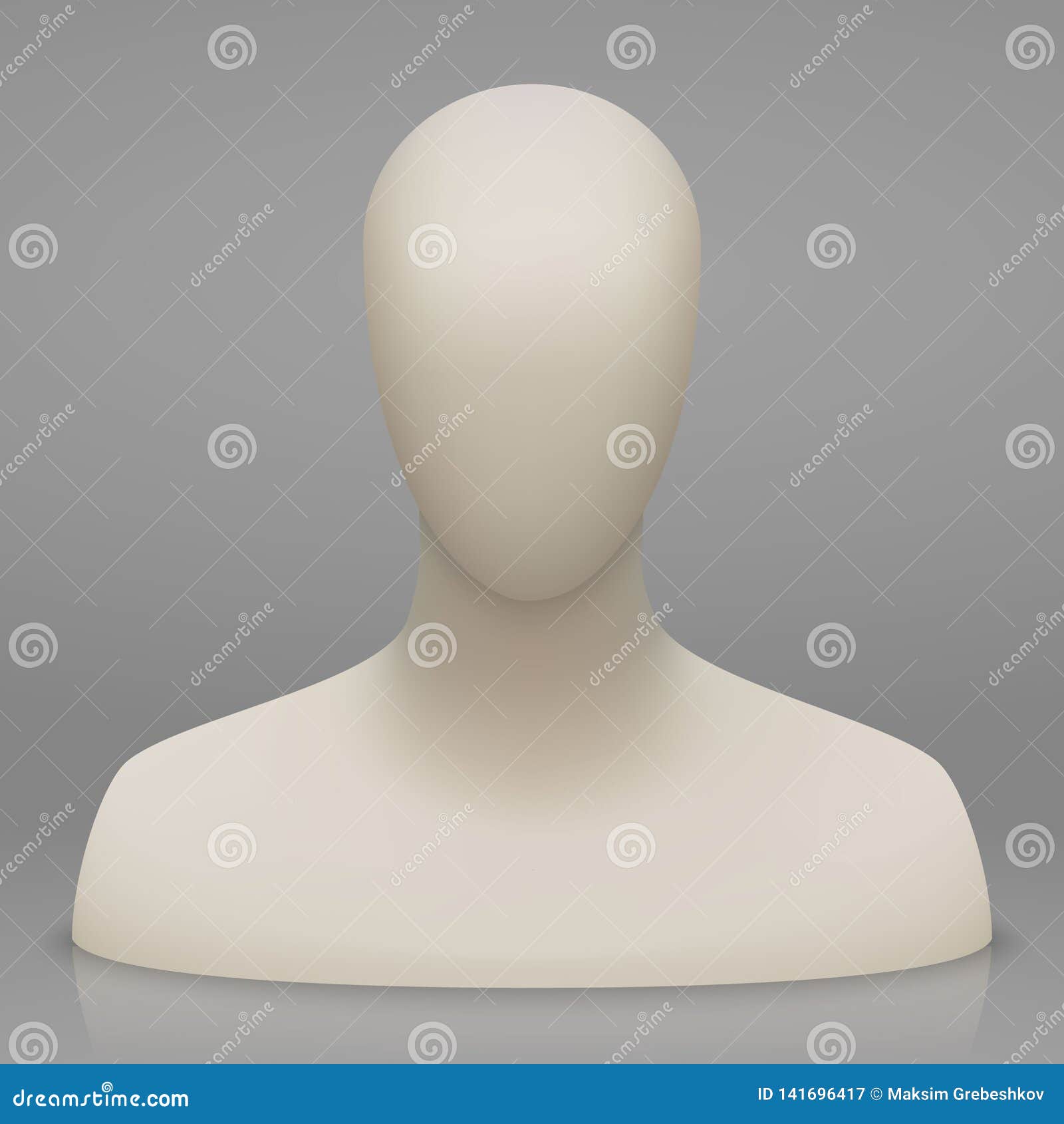 Featureless Mannequin Head