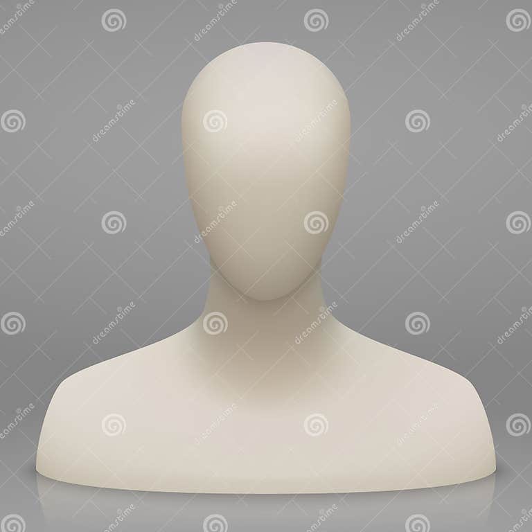 Mannequin bust and head stock illustration. Illustration of collection ...