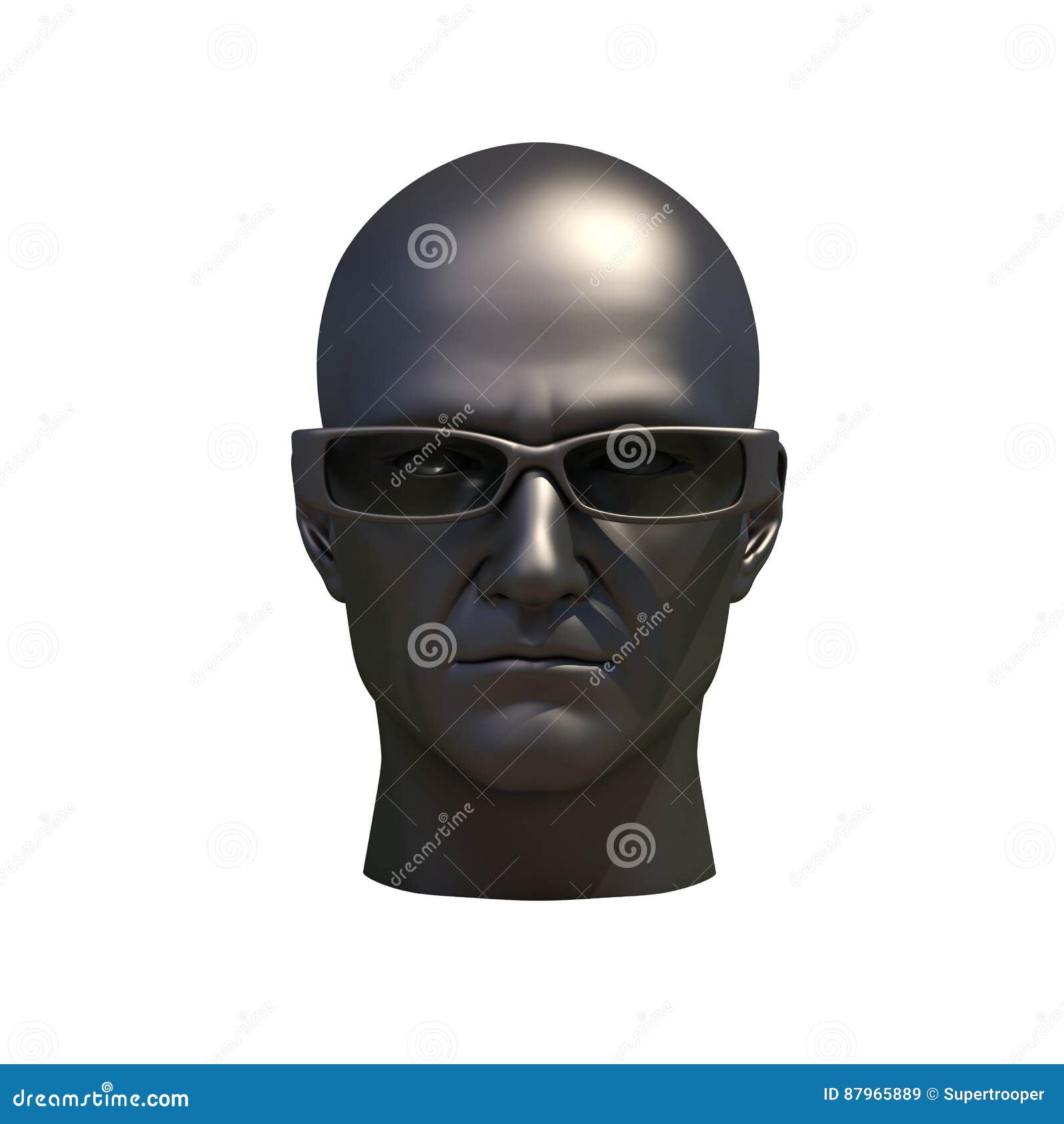 Mannequin Dummy Head Isolated Stock Illustration - Illustration of bald ...