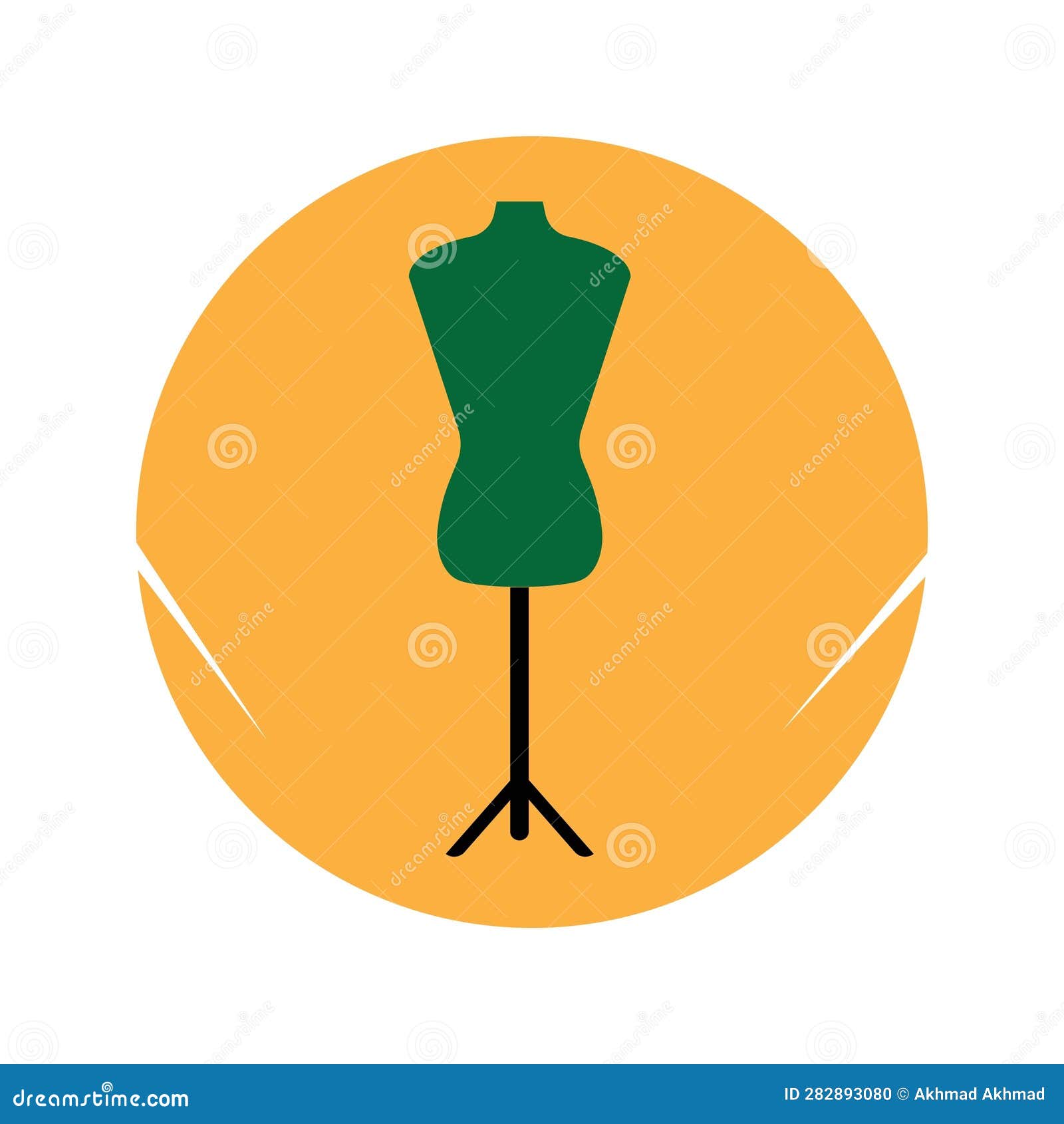 Mannequin icon stock vector. Illustration of woman, accessory - 282893080