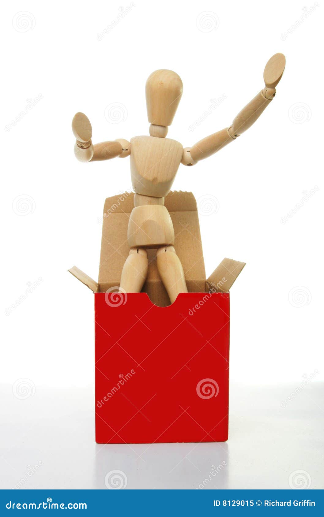 Mannequin stands in box stock image. Image of gesture - 8129015