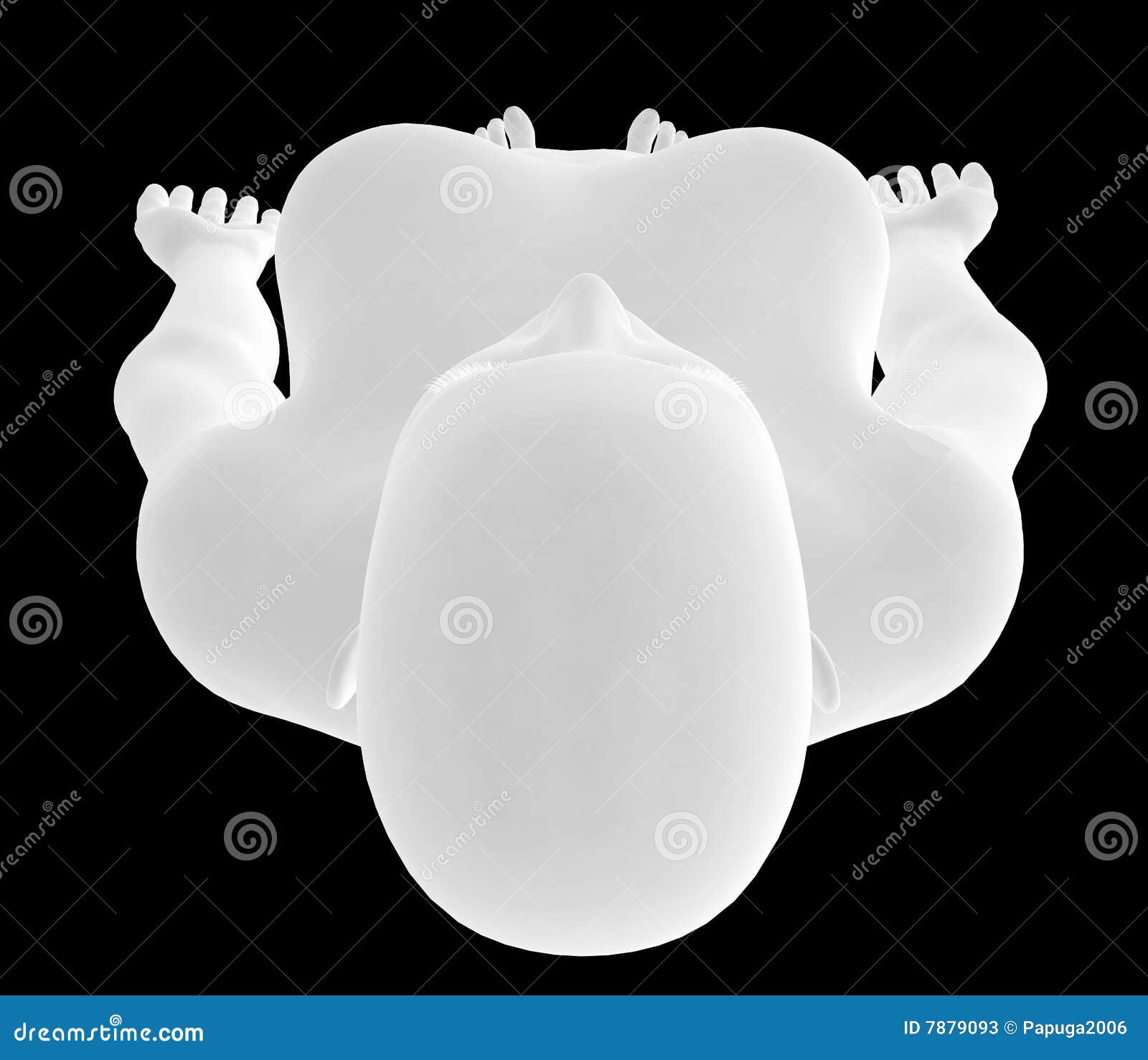 Mannequin top view stock illustration. Illustration of plastic - 7879093