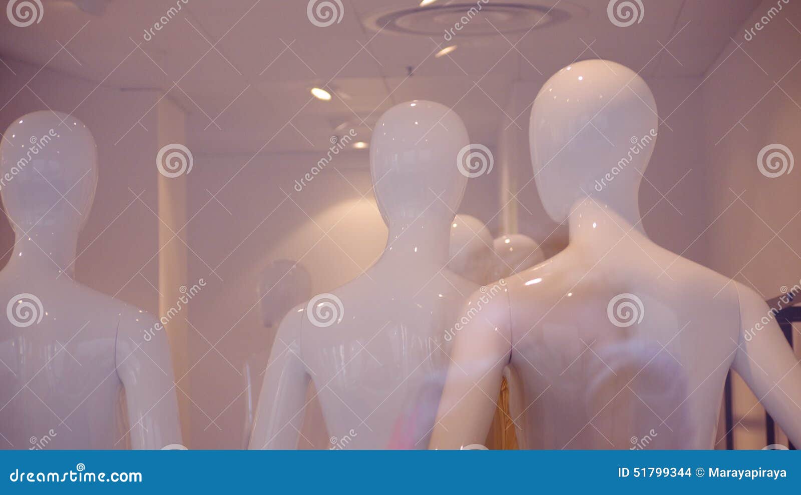 Mannequins In A Room. Stock Photo | CartoonDealer.com #51799344