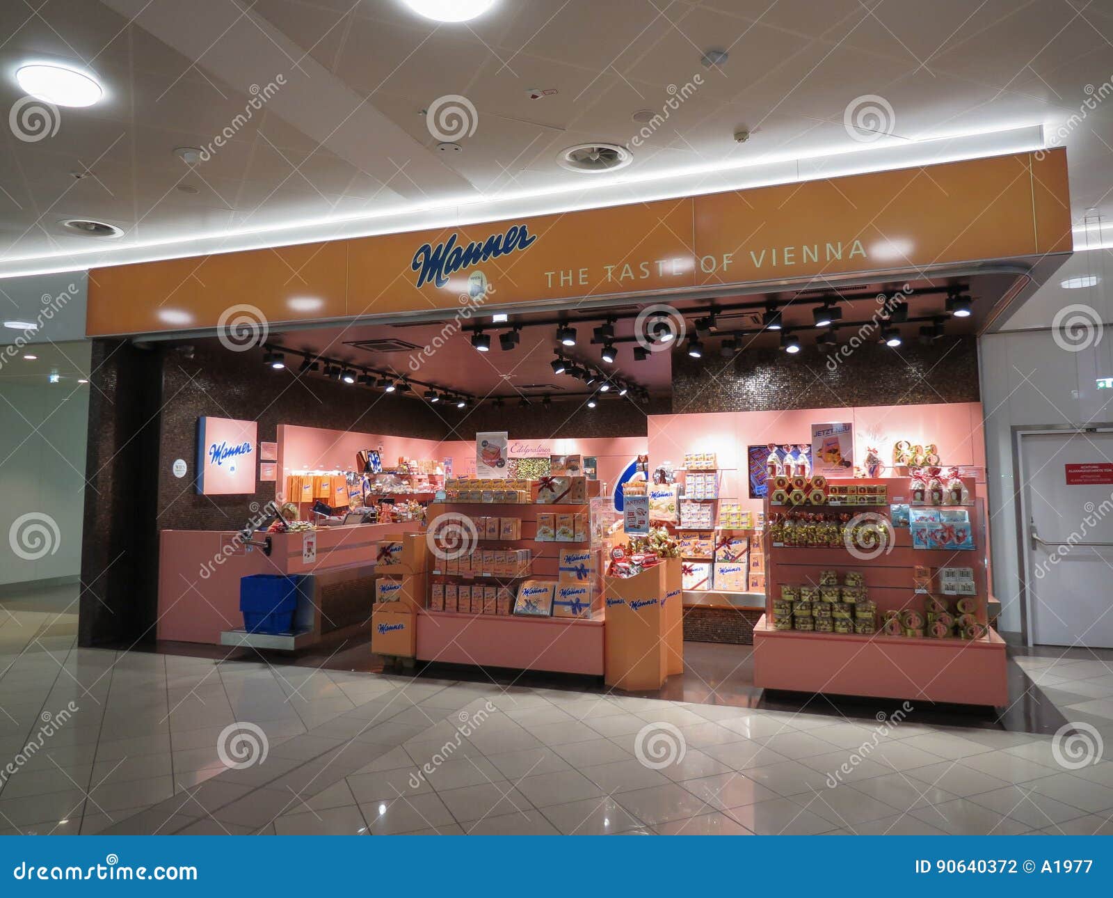 Manner Brand Store in Vienna Editorial Photography - Image of balls ...