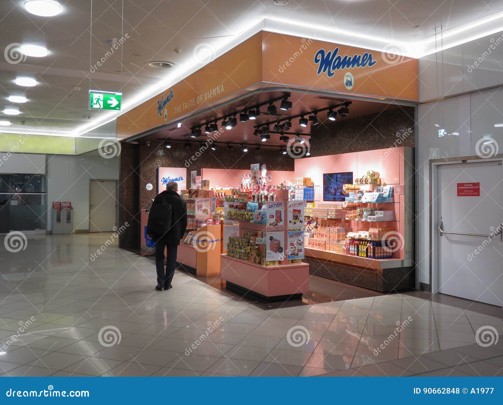 Manner Brand Store in Vienna Editorial Stock Photo - Image of austria ...