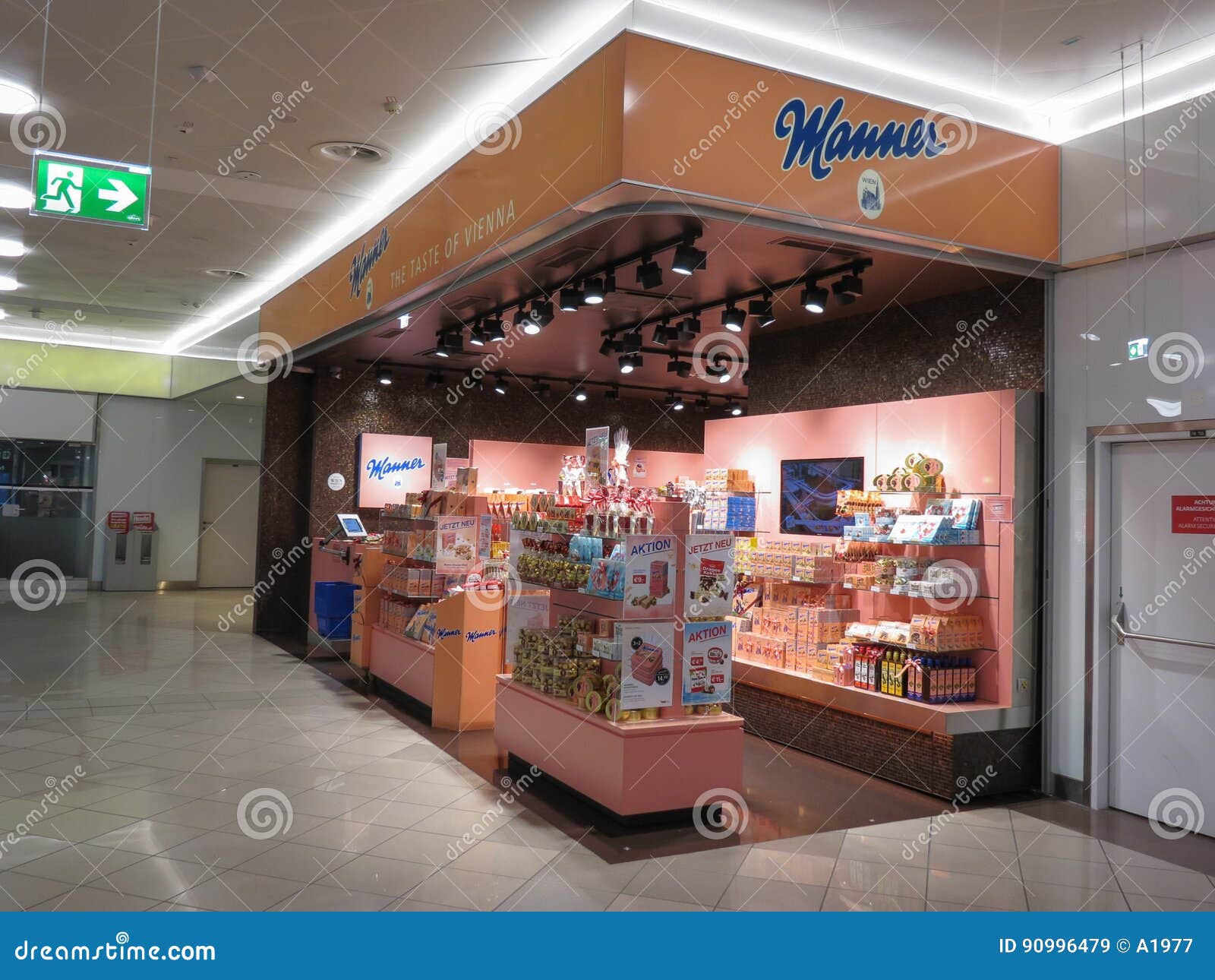 Manner Brand Store in Vienna Editorial Stock Image - Image of ...