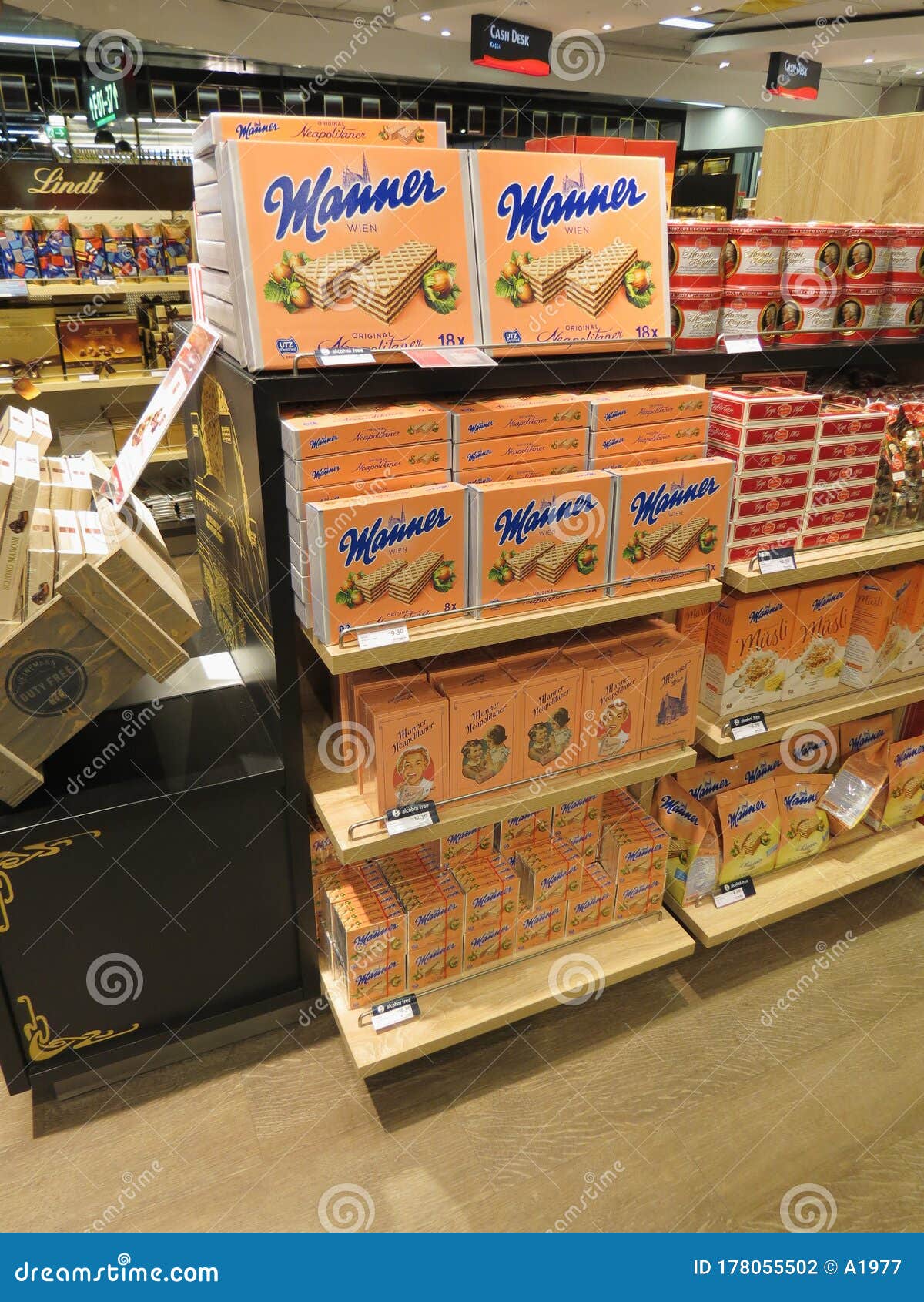 Manner Brand Store in Vienna Editorial Photography - Image of austrian ...