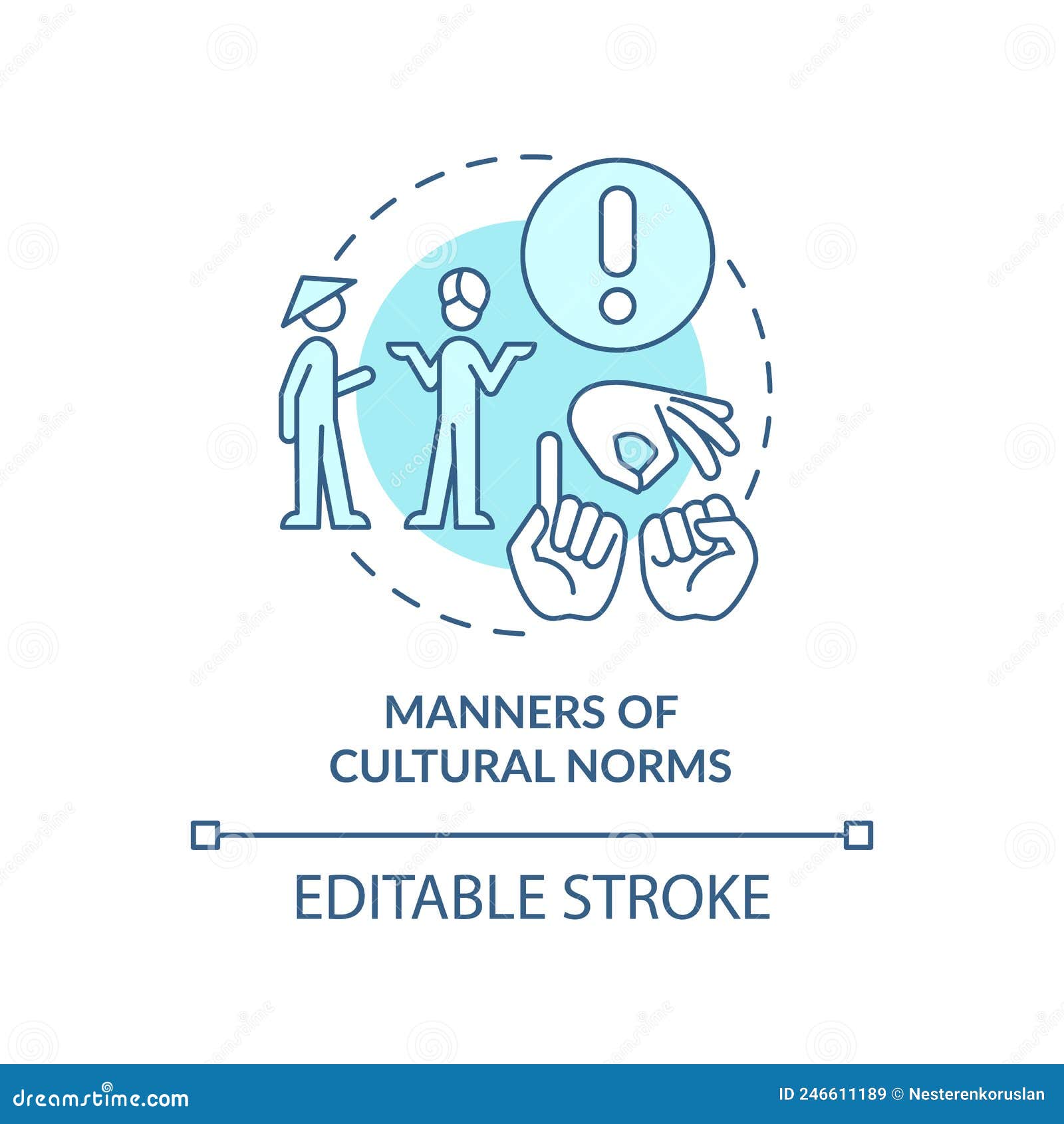 Cultural Norms Line Icons Collection. Tradition, Behavior, Manners ... Cultural Norms Line Icons Collection. Tradition, Behavior, Manners ...