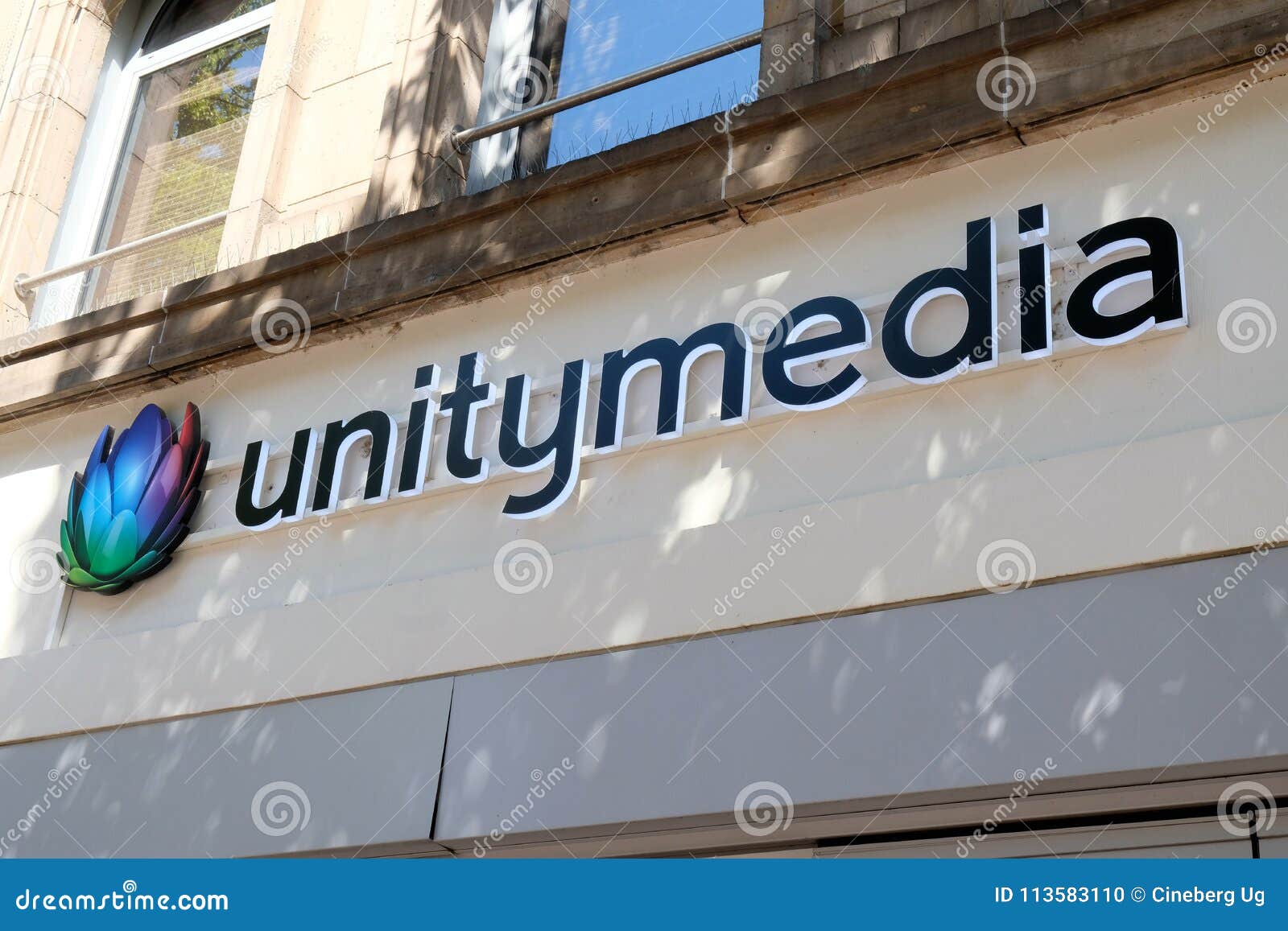 Unitymedia GmbH store editorial image. Image of gmbh - 113583110