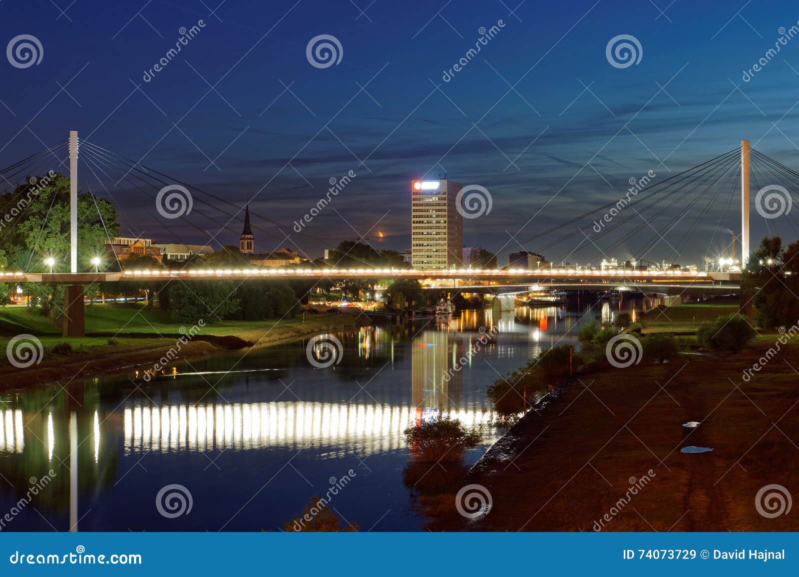Mannheim stock image. Image of colorful, night, space - 74073729
