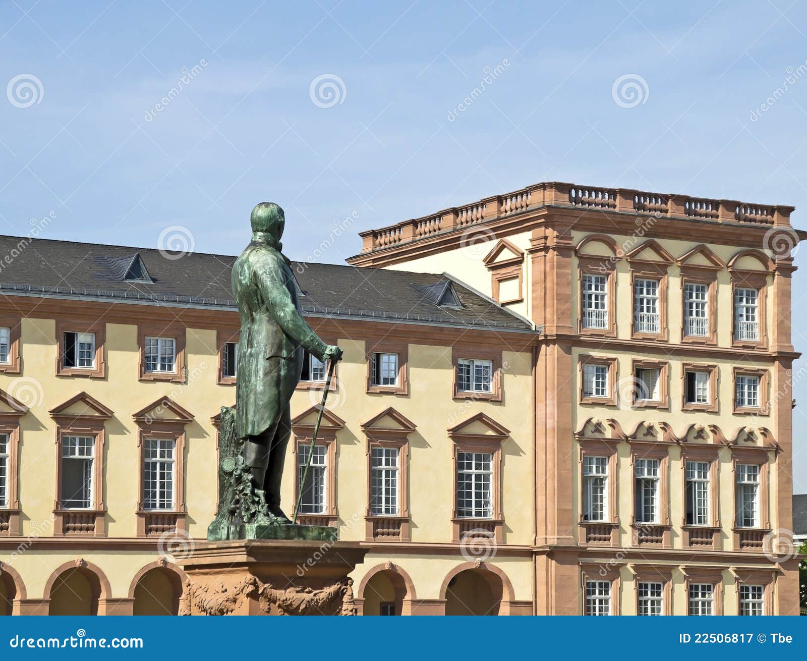 Mannheim: University in a Palace Stock Image - Image of german ...