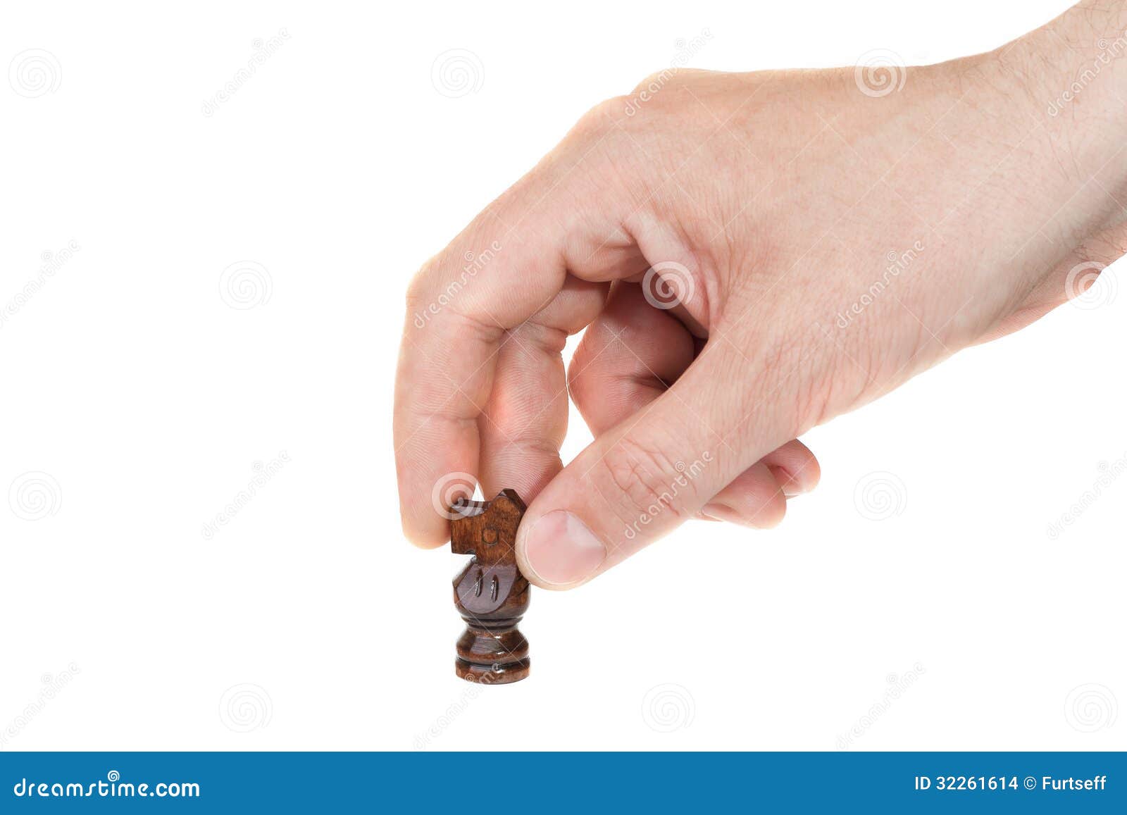 Mano Con El Caballero Del Ajedrez Foto de archivo - Imagen de conflicto ...