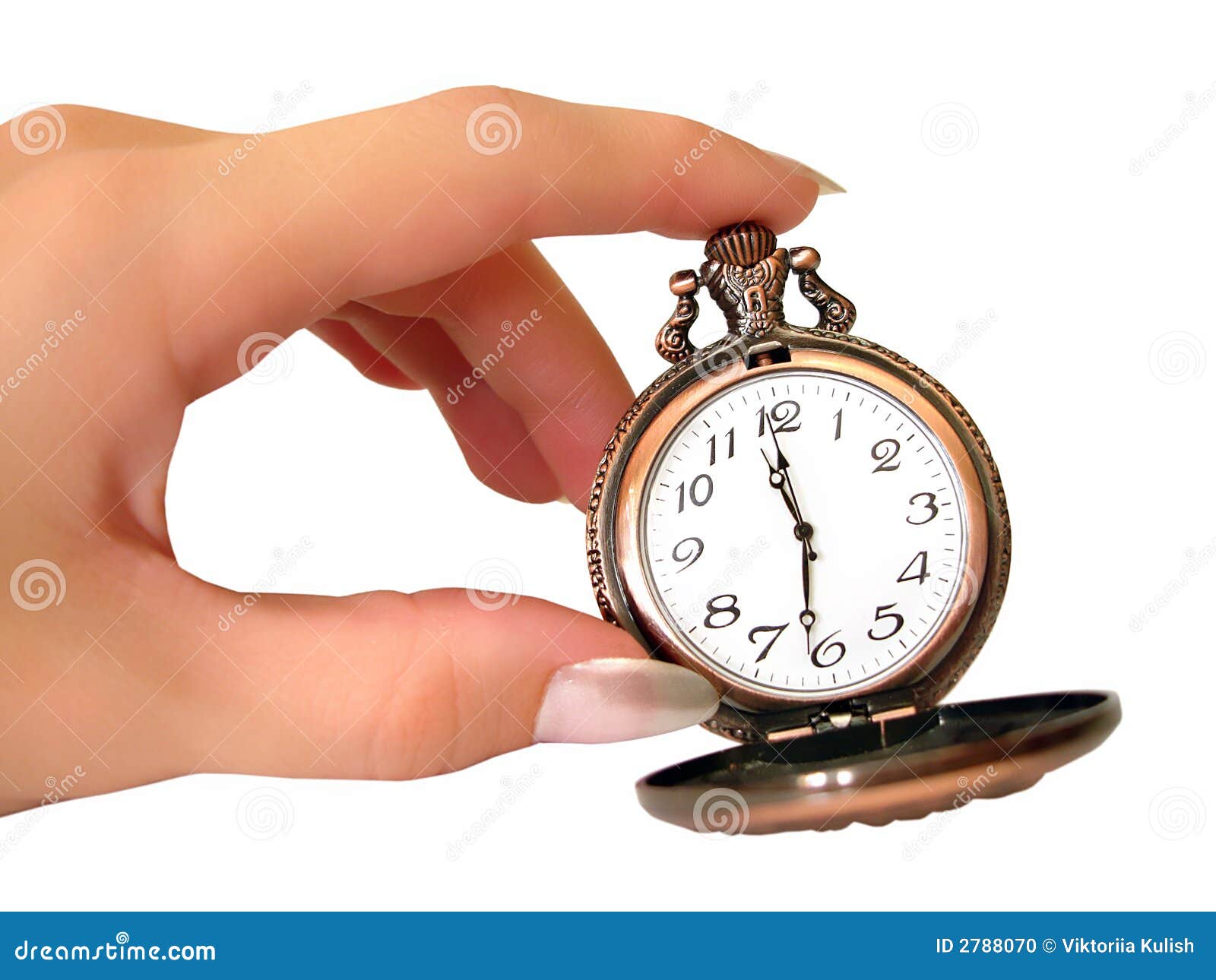 Mano Con El Reloj De Oro Viejo Foto de archivo - Imagen de muchacha ...