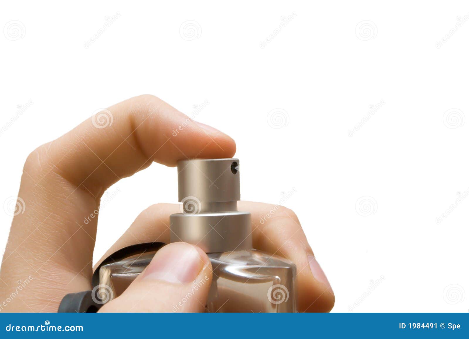 Mano Con La Botella De Perfume Imagen de archivo - Imagen de imagen ...