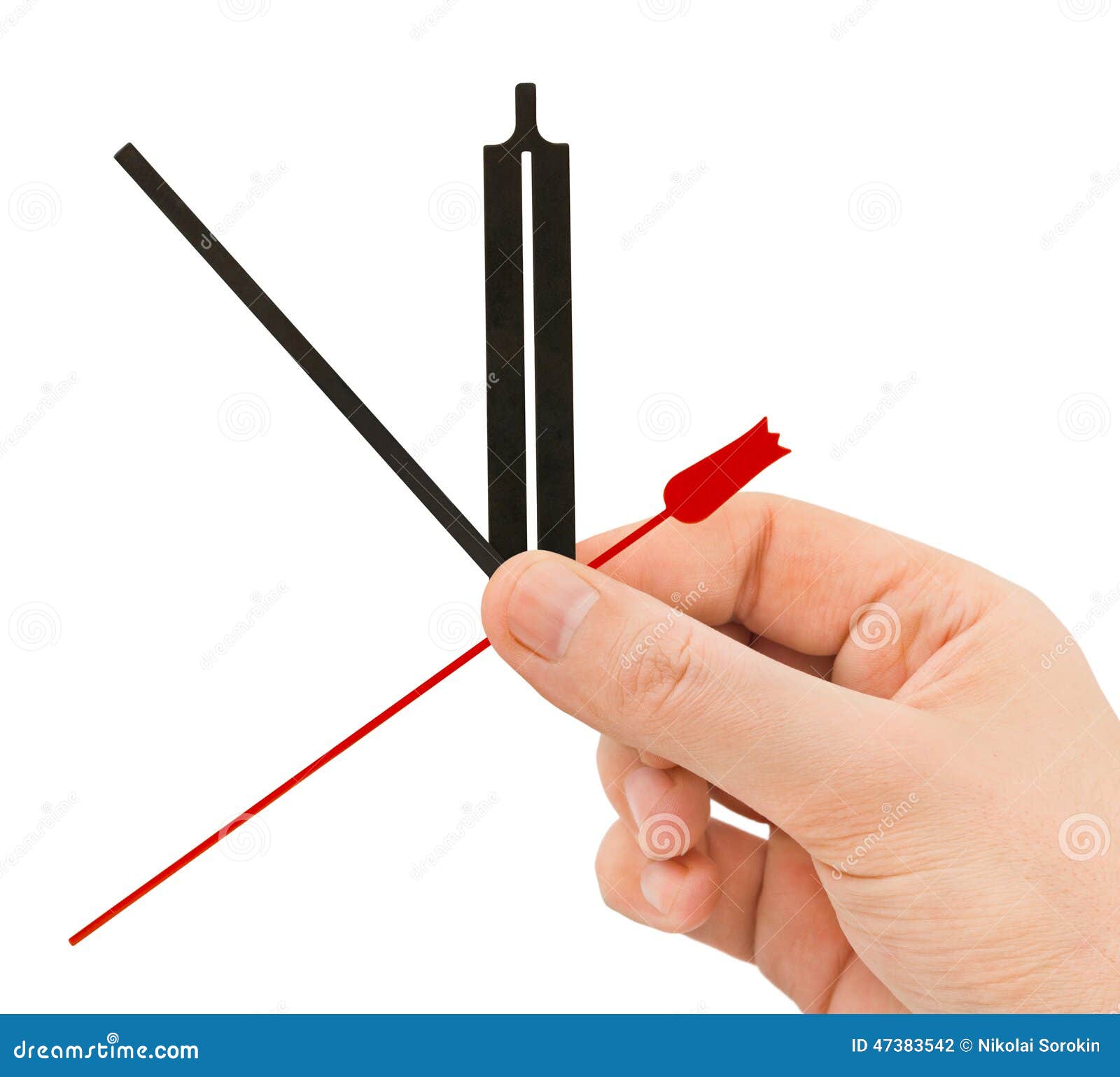 Mano con las reloj-manos foto de archivo. Imagen de manos - 47383542