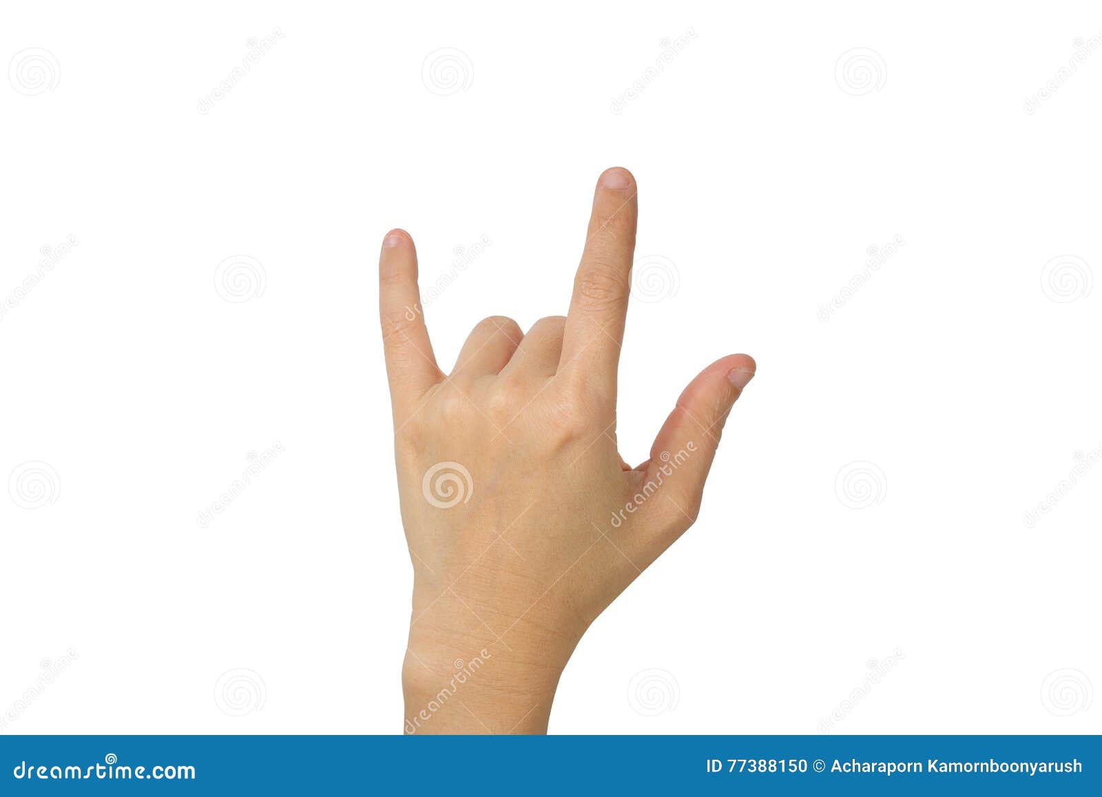 Mano con ti amo il segno fotografia stock. Immagine di linguaggio ...