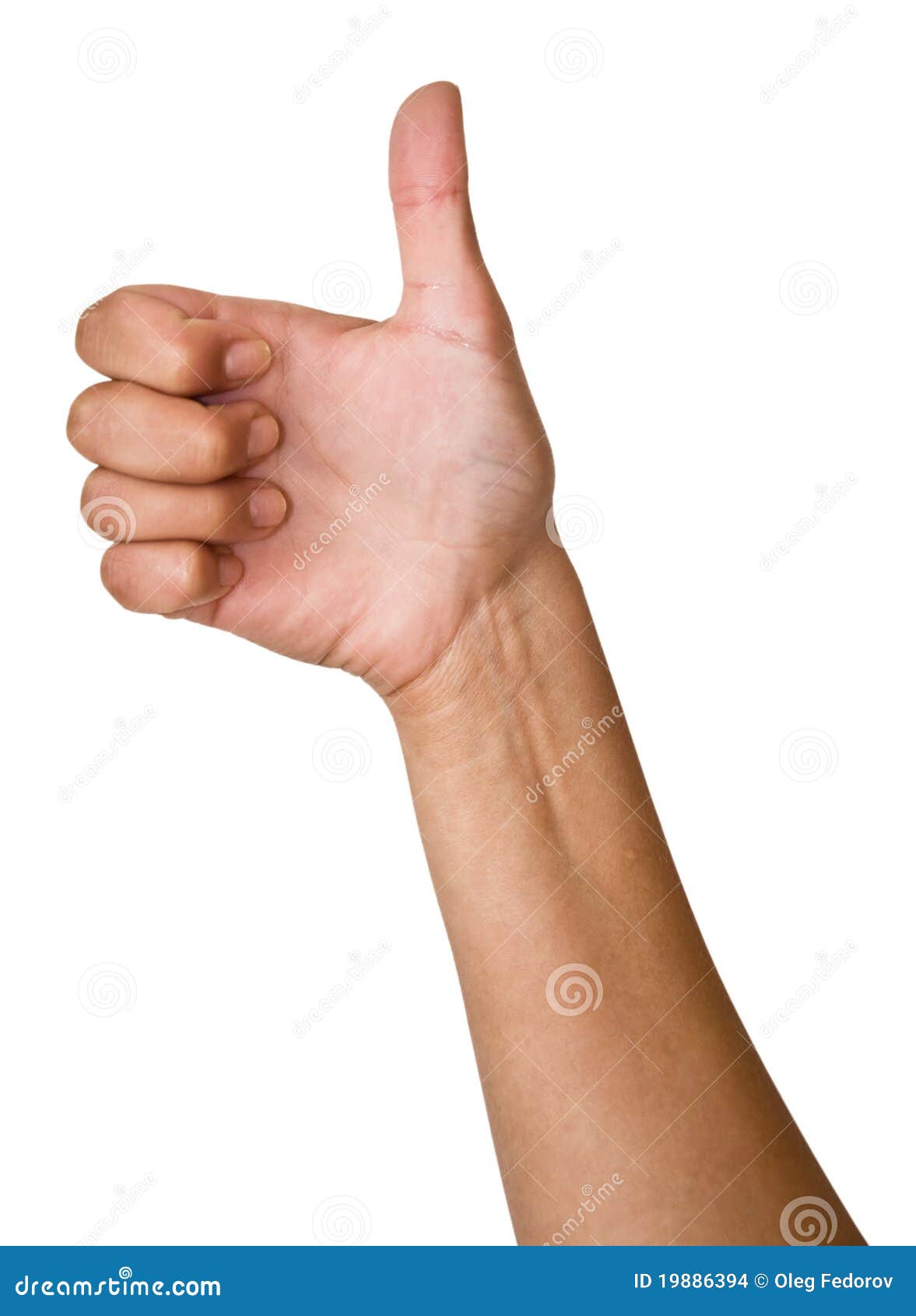 Mano con un pollice alzato fotografia stock. Immagine di nomi - 19886394